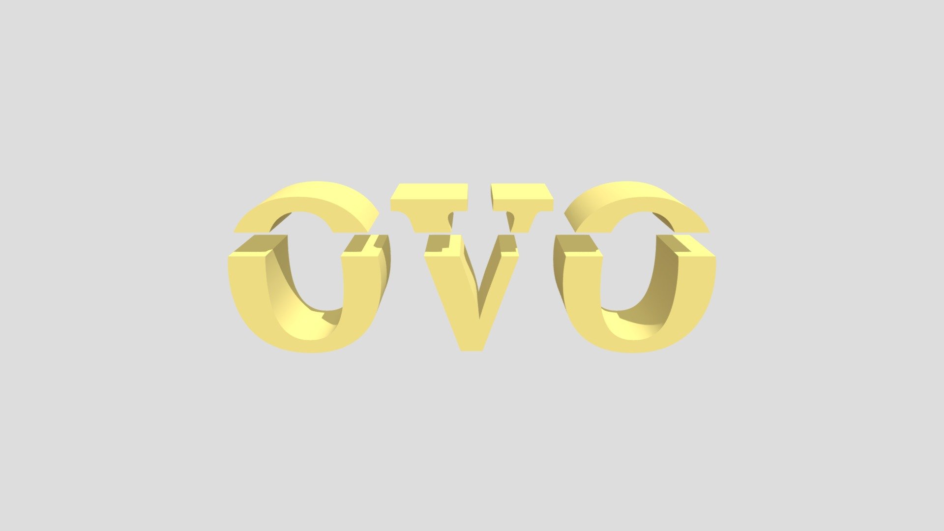 OVO Text Logo - Download Free 3D model by adamaboelmatty [d41044a ...