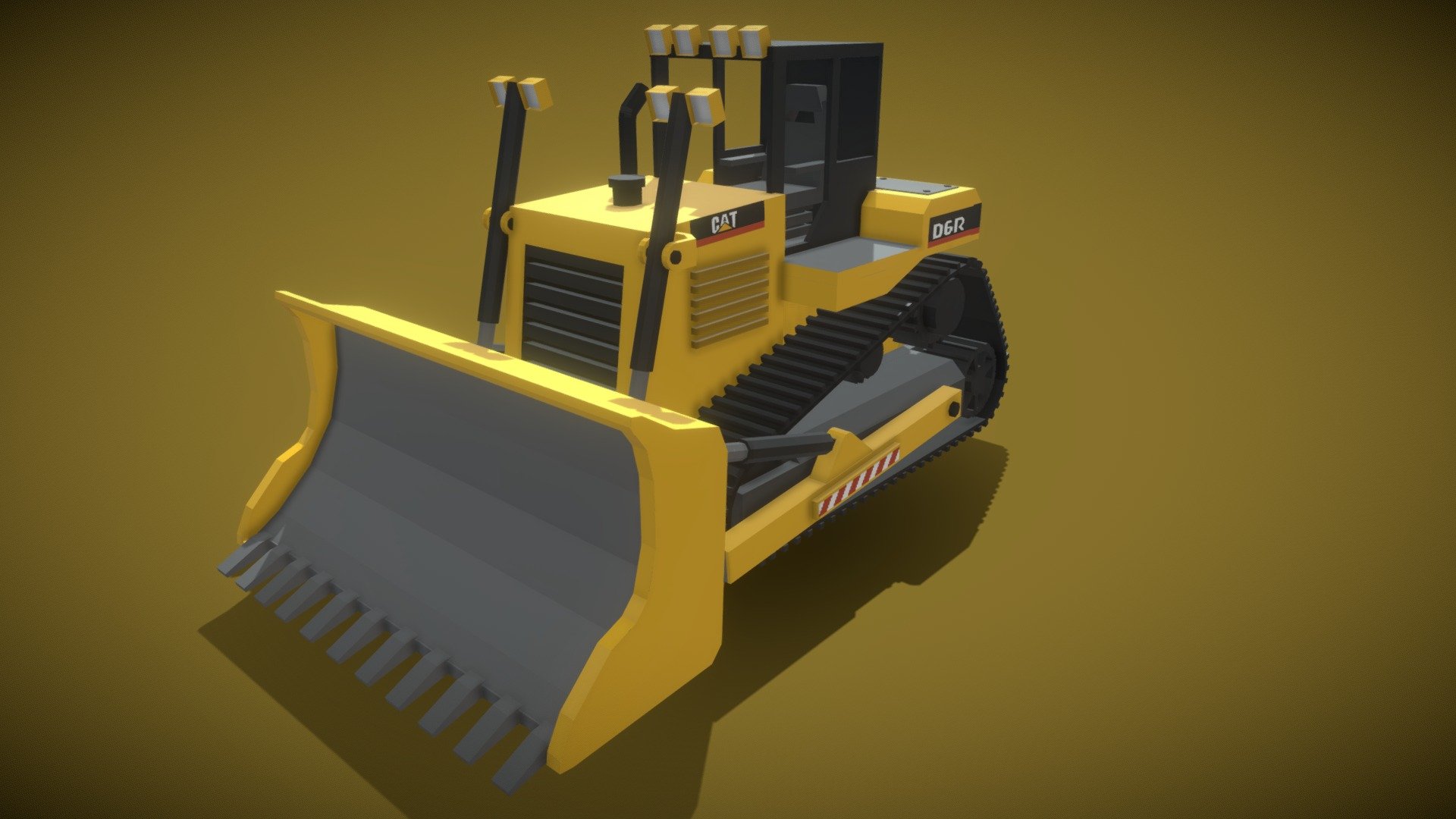 Bulldozer - MINECRAFT - 3D model by jose_3dmodel [d414051] - Sketchfab