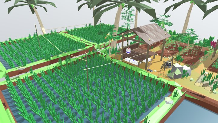 Sawah 3D models - Sketchfab