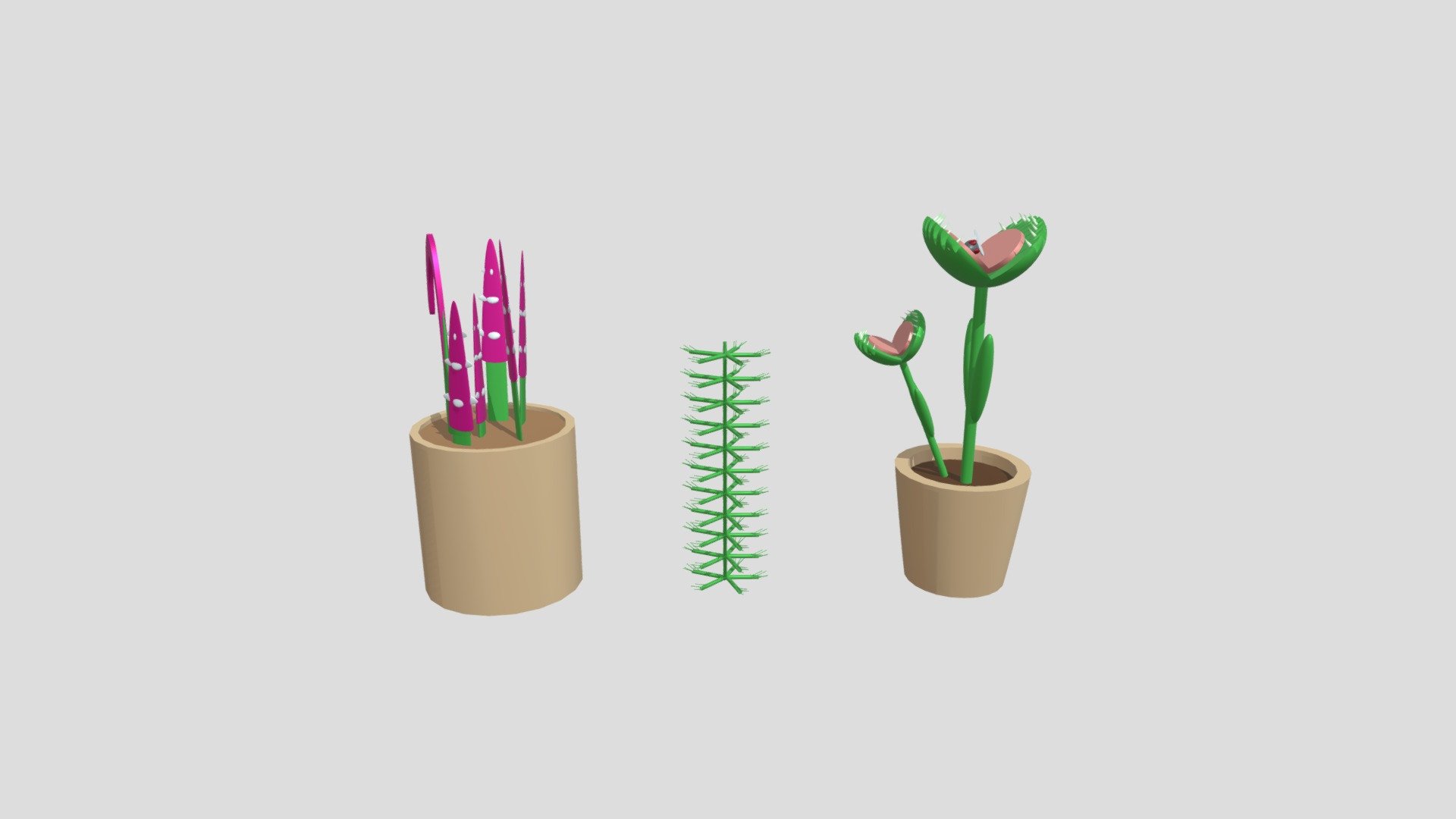 Justice & Sadie - Carnivorous Plants Project - 3D model by jpava2025 ...