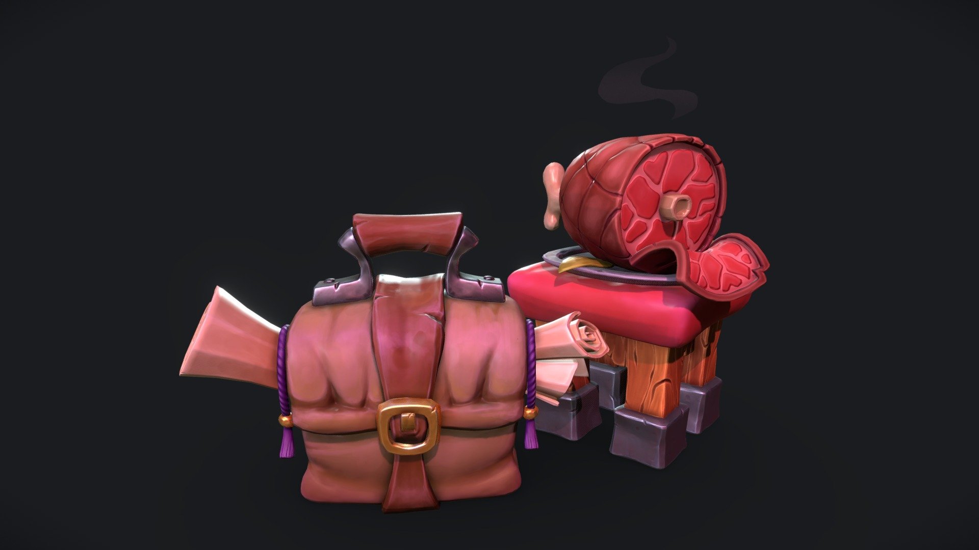 Stylized Prop Study - 3D model by gokhanaltay [d419bd0] - Sketchfab