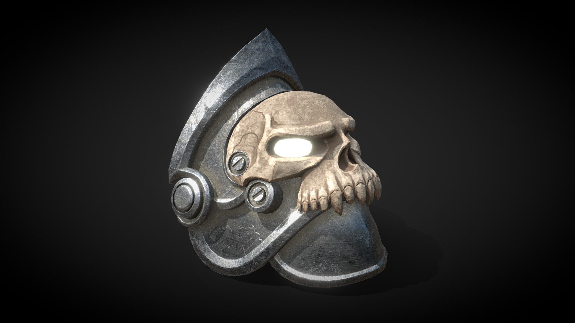 Skull Pauldron - 3D model by Alena Tikhonova (@tishtisha) [d41b9cb ...