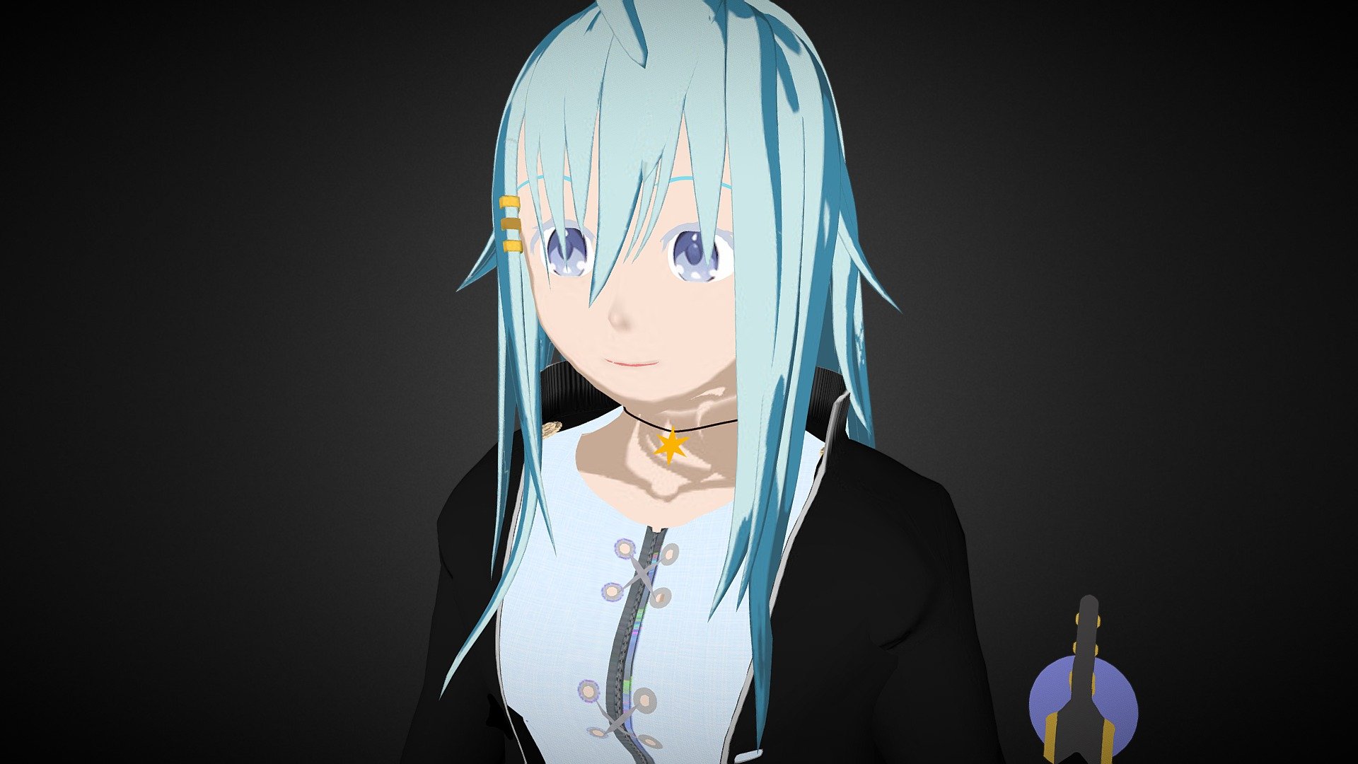 Original character－Asahi Kyoko＆Creation Staff - 3D model by Arusu ...