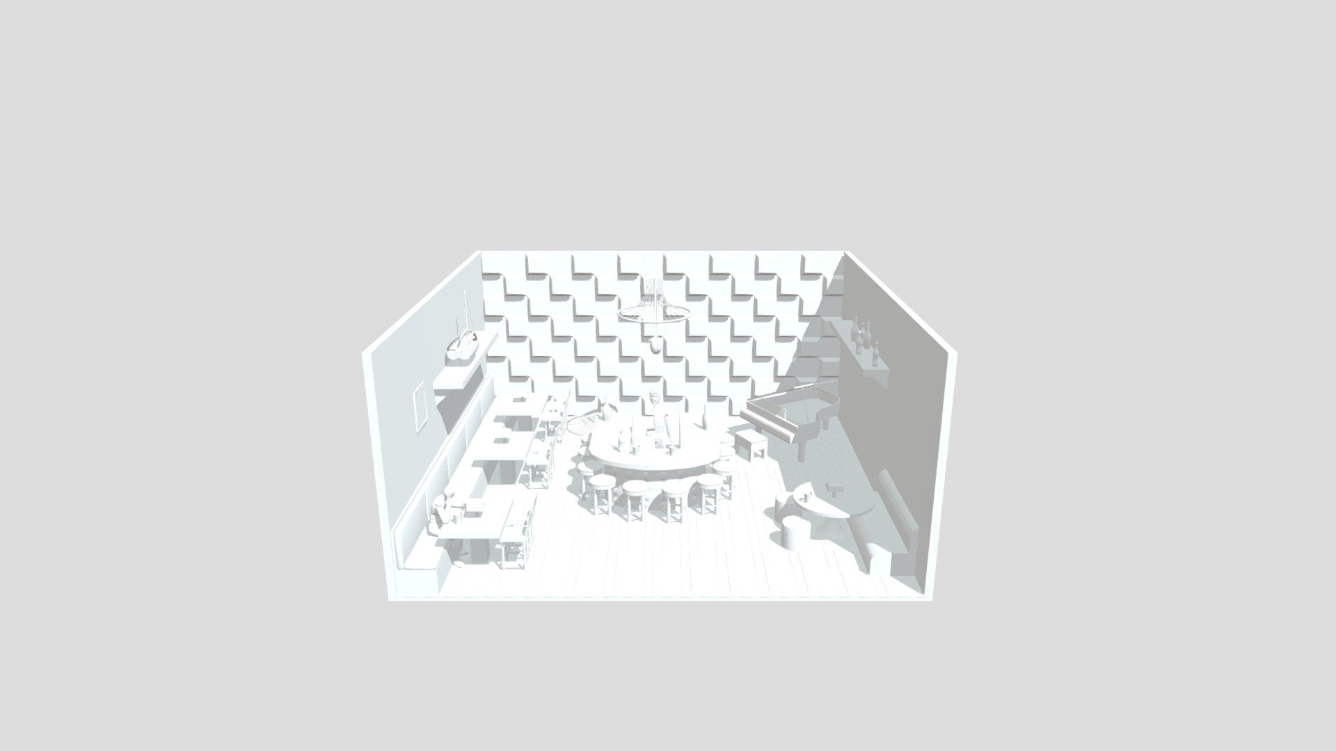 Bar Scene 3D Enviroment - 3D model by slinger23461 [d41c75f] - Sketchfab