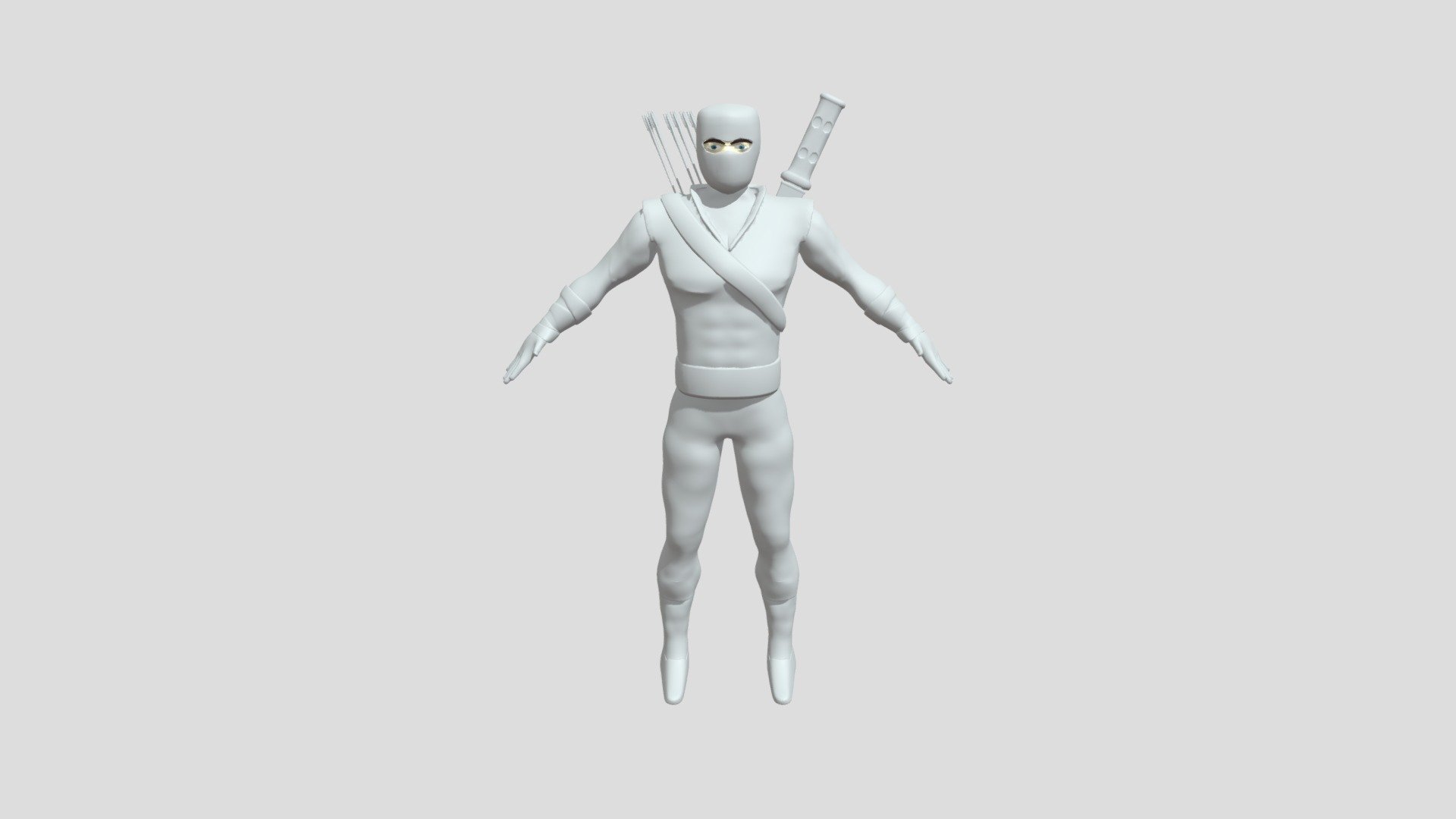 NINJA - Download Free 3D model by soumikdas [d41ccbe] - Sketchfab