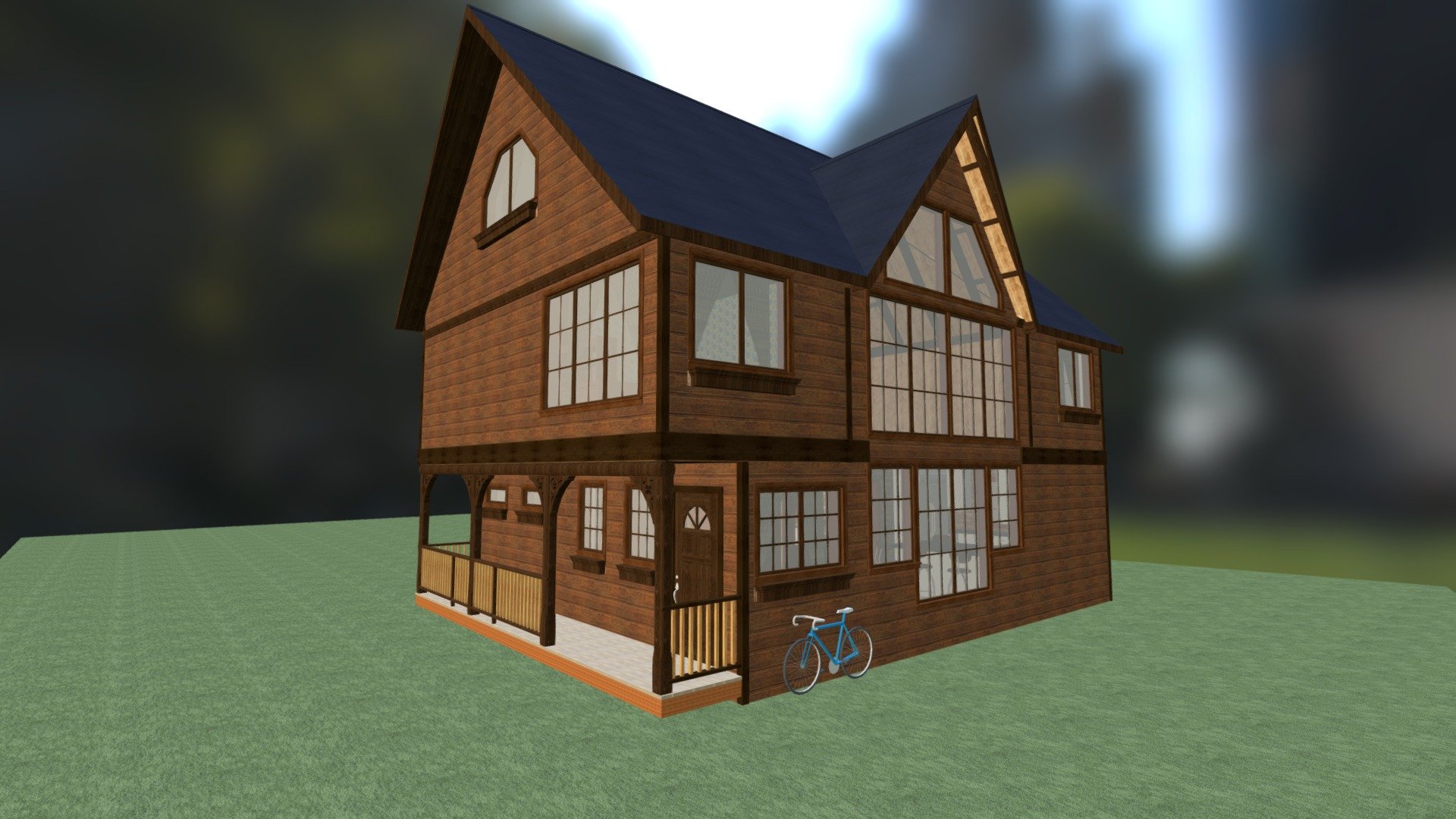 House v2 Full, textured - 3D model by Vlad (@engura) [d41df98] - Sketchfab