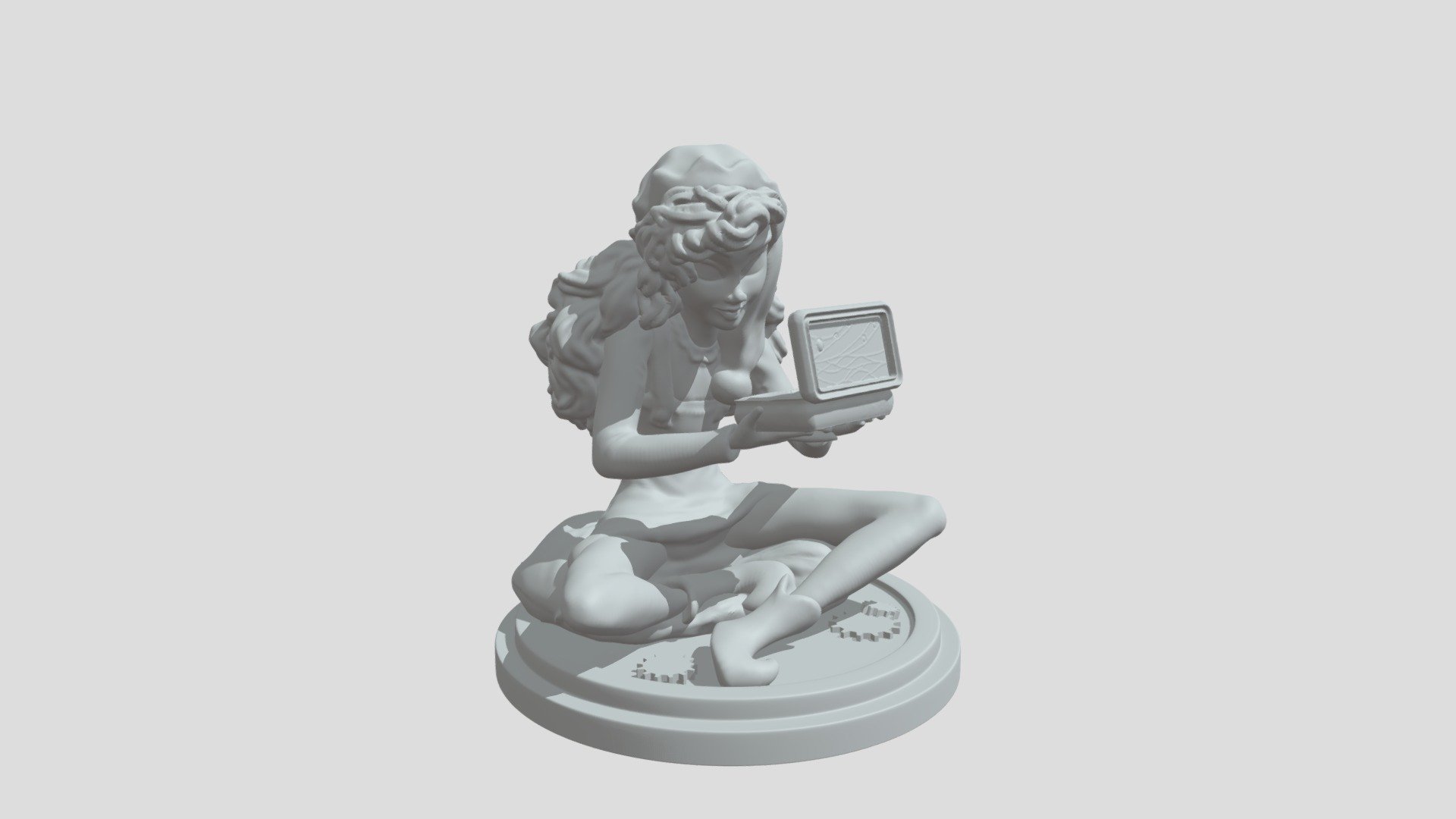 dnd character token - Elliejobelle - 3D model by Zebrahcorn [d41ffc2 ...
