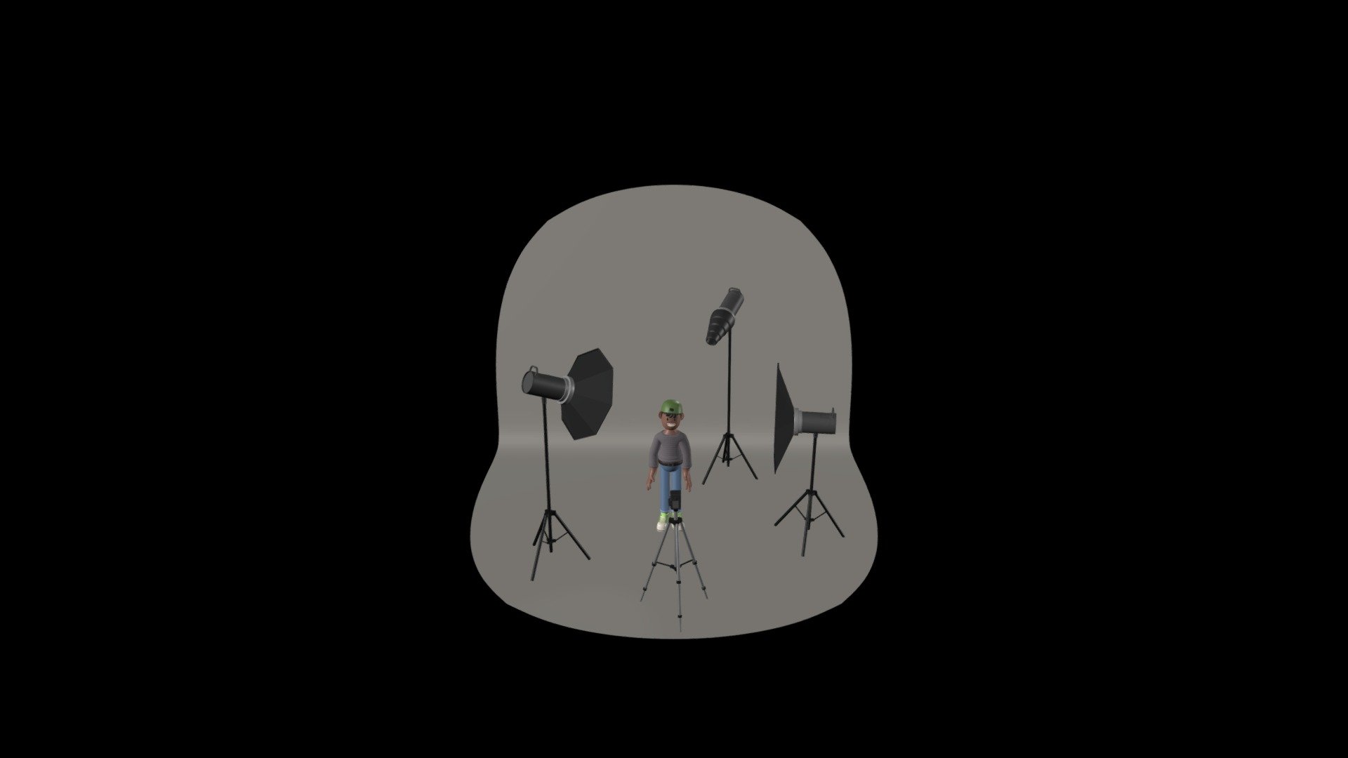 KEY, FILL AND HAIR - 3D model by nikiylosmaki [d420719] - Sketchfab