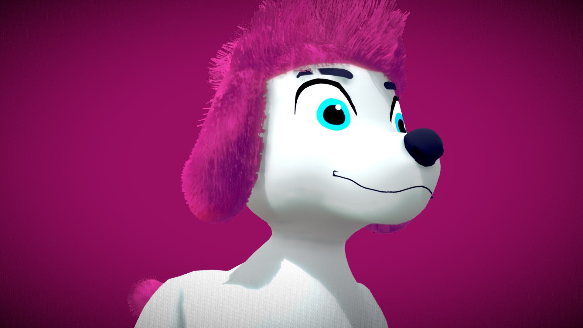 Freddy Lupin Poodle Plushie - 100 Percent Wolf - Download Free 3D model ...