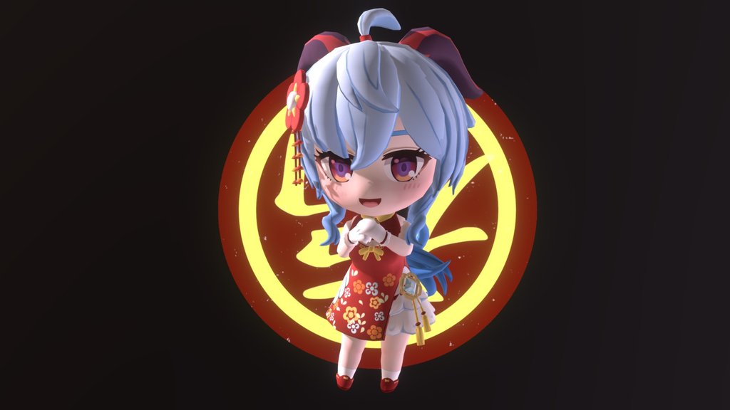 Genshin Chibi - A 3D model collection by zahasha - Sketchfab