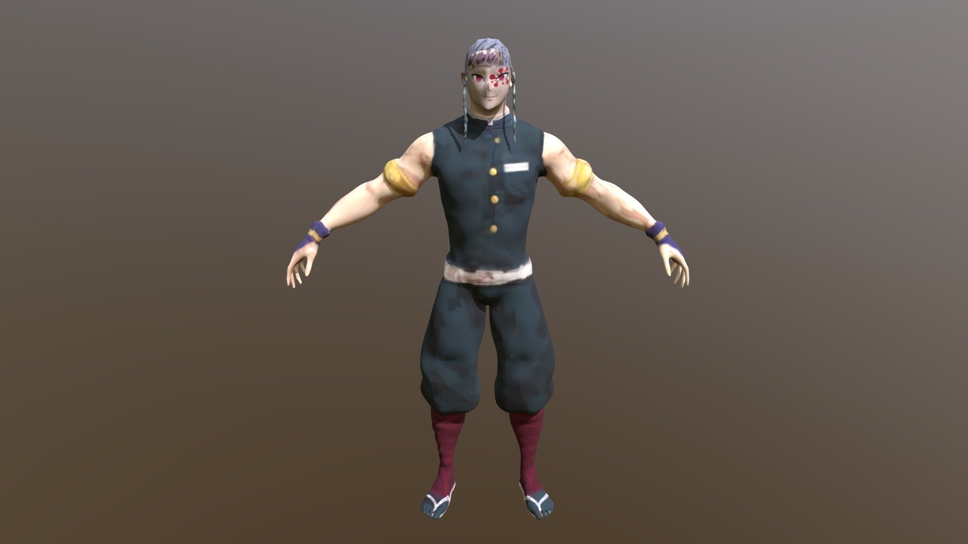 Demon Slayer Tengen Uzui Download Free 3d Model By Jon Jonbarsotti317 D4224a7 Sketchfab