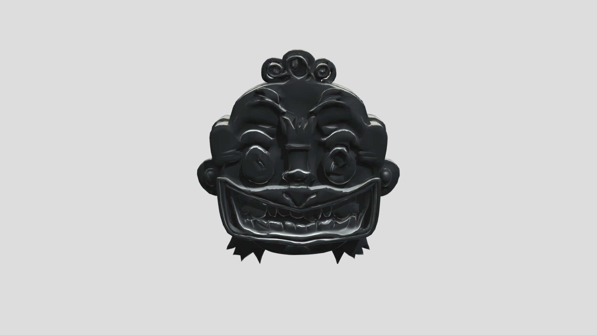 Grinning Gremlin Face - 3D model by ledpanel21 [d422b1c] - Sketchfab
