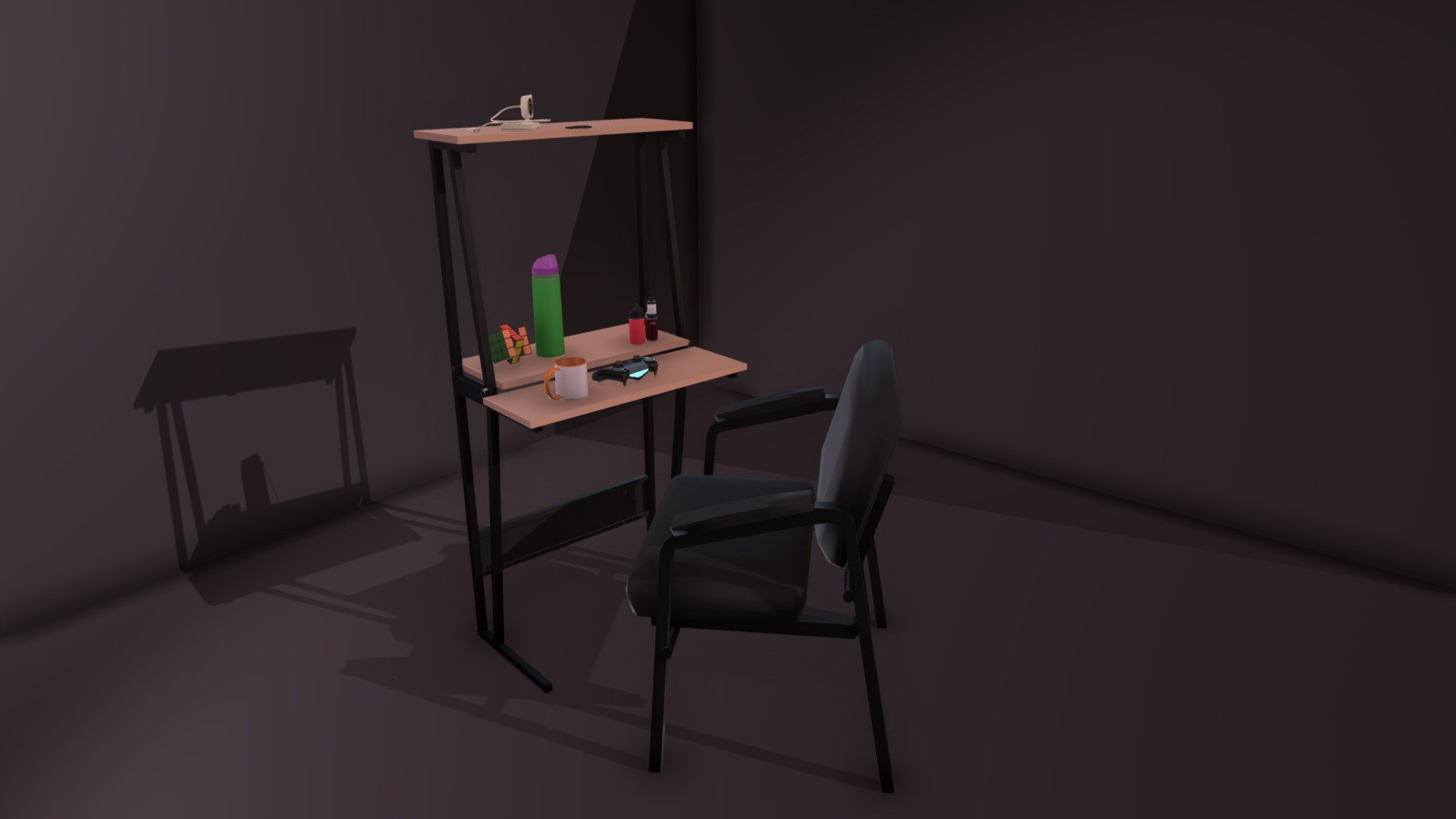 10 low-poly things from my room - 3D model by JustYap [d424489] - Sketchfab