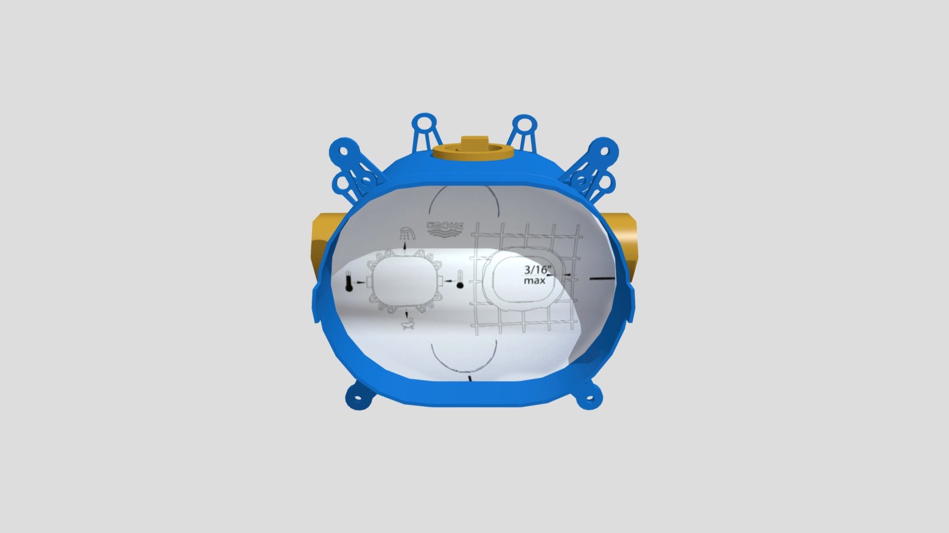 Universal Rough-In Box - Download Free 3D model by InnovationBuilder ...