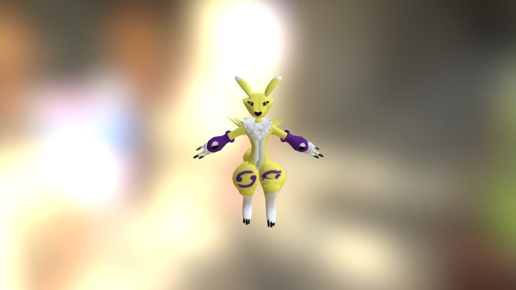 Renamon - 3D model by farah ditha ⊿ (@farahditha) [d427098] - Sketchfab