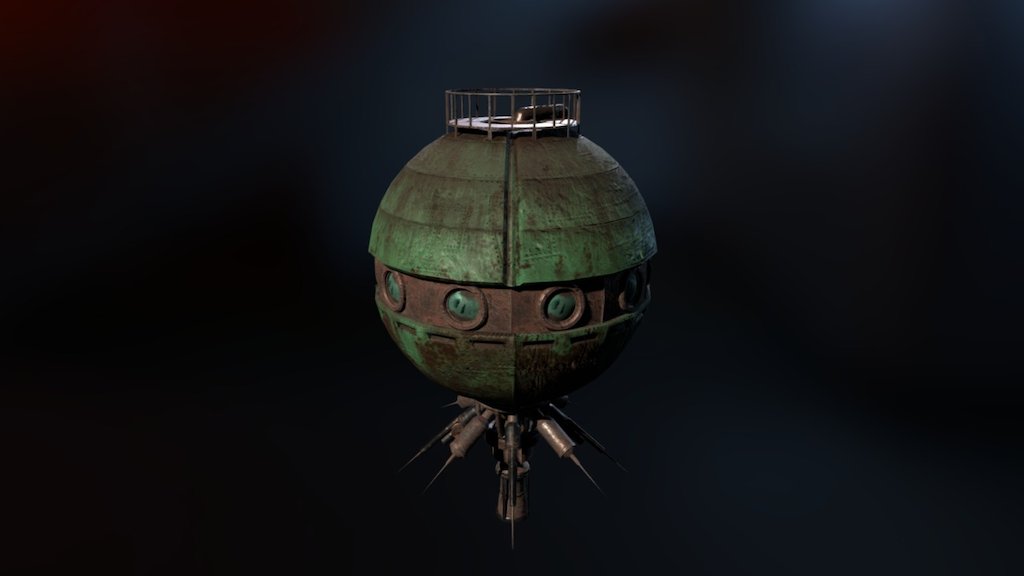 Floating oil sphere - 3D model by fredrikmaribo [d42a8b7] - Sketchfab