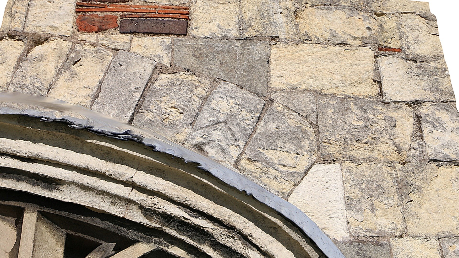 Reused chevron fragment AI2* - 3D model by Rochester Cathedral (@rochestercathedral) [d42b274 ...