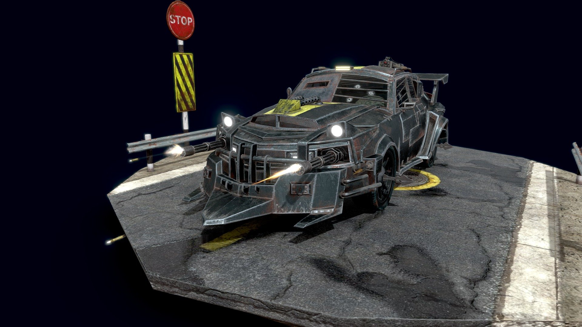 Armored Death Car - 3D model by Rakesh Rawat (@rakesh_rawat) [d42b58b ...
