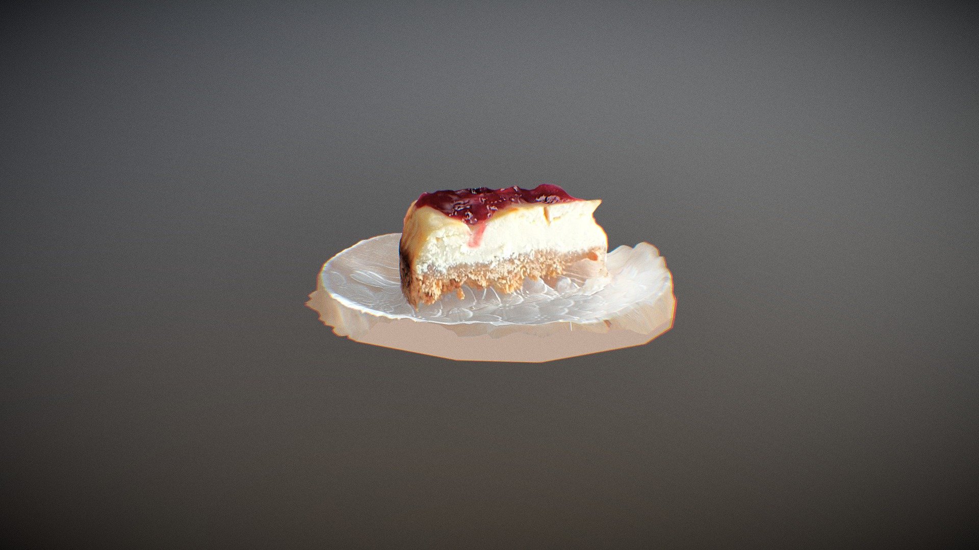 Cheesecake - 3D model by Apo (@Rubbishscan) [d42b951] - Sketchfab