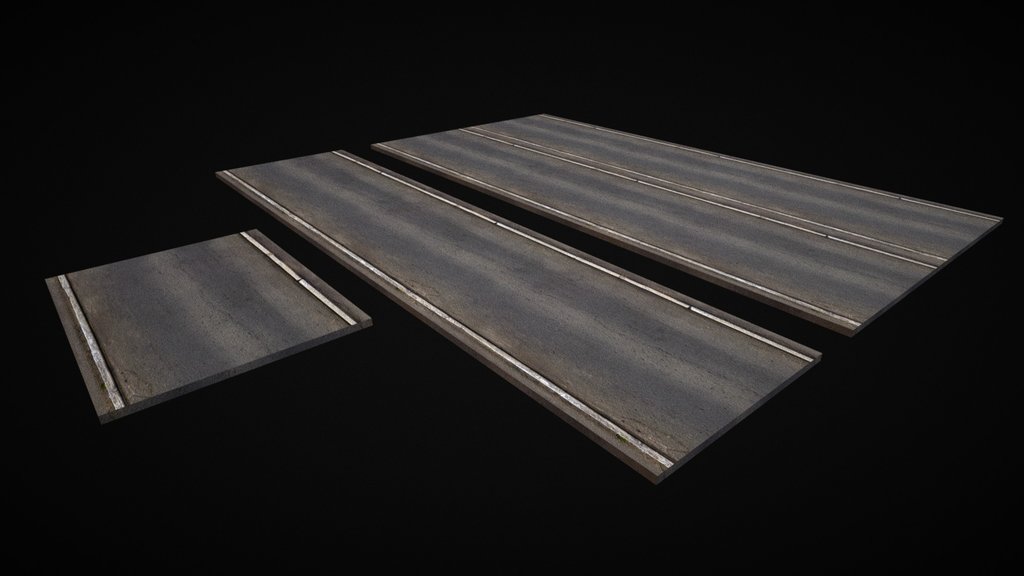 road - A 3D model collection by jiwowk - Sketchfab