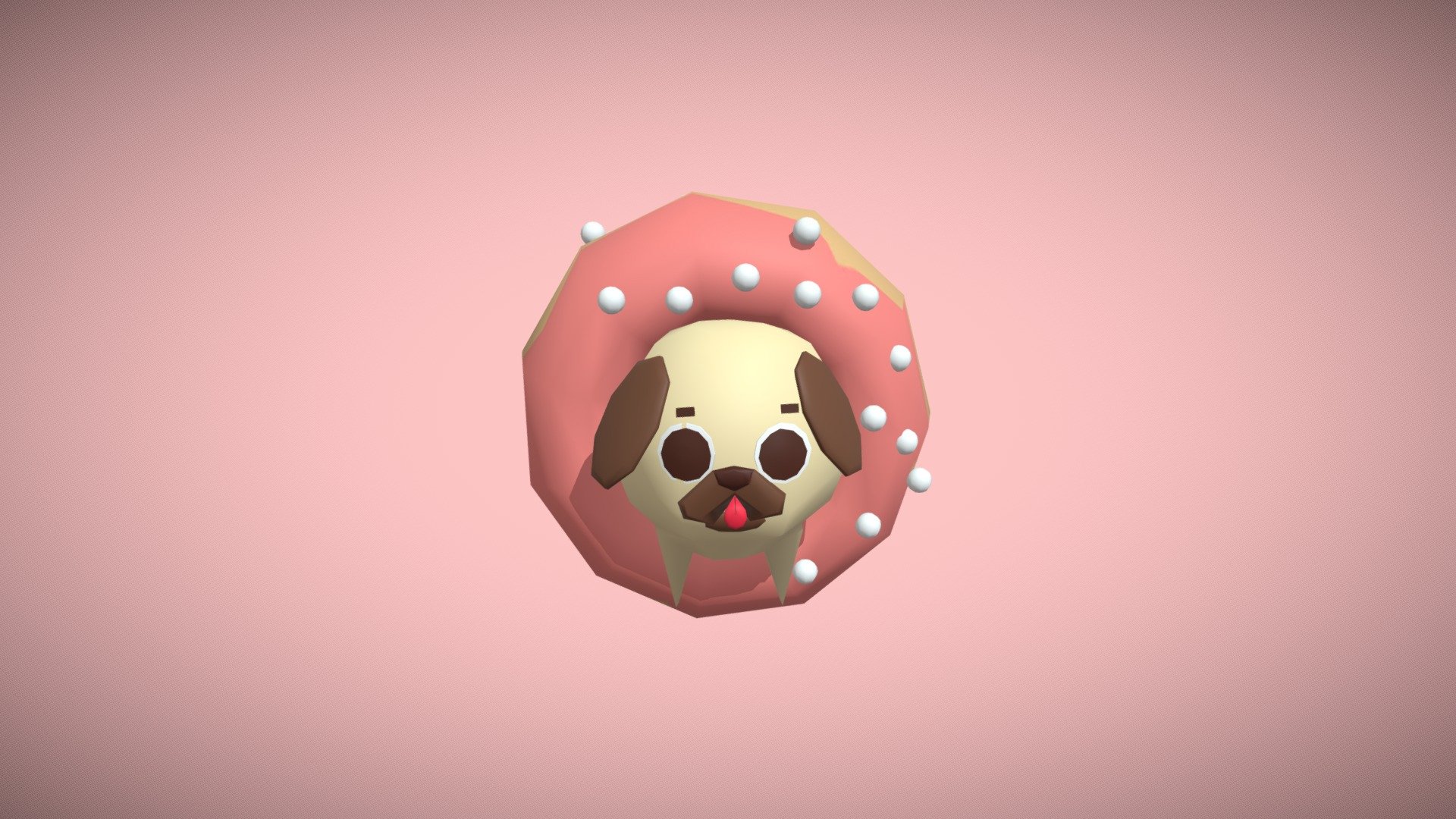 Donut Dog - 3D model by lilachko [d42c7e4] - Sketchfab