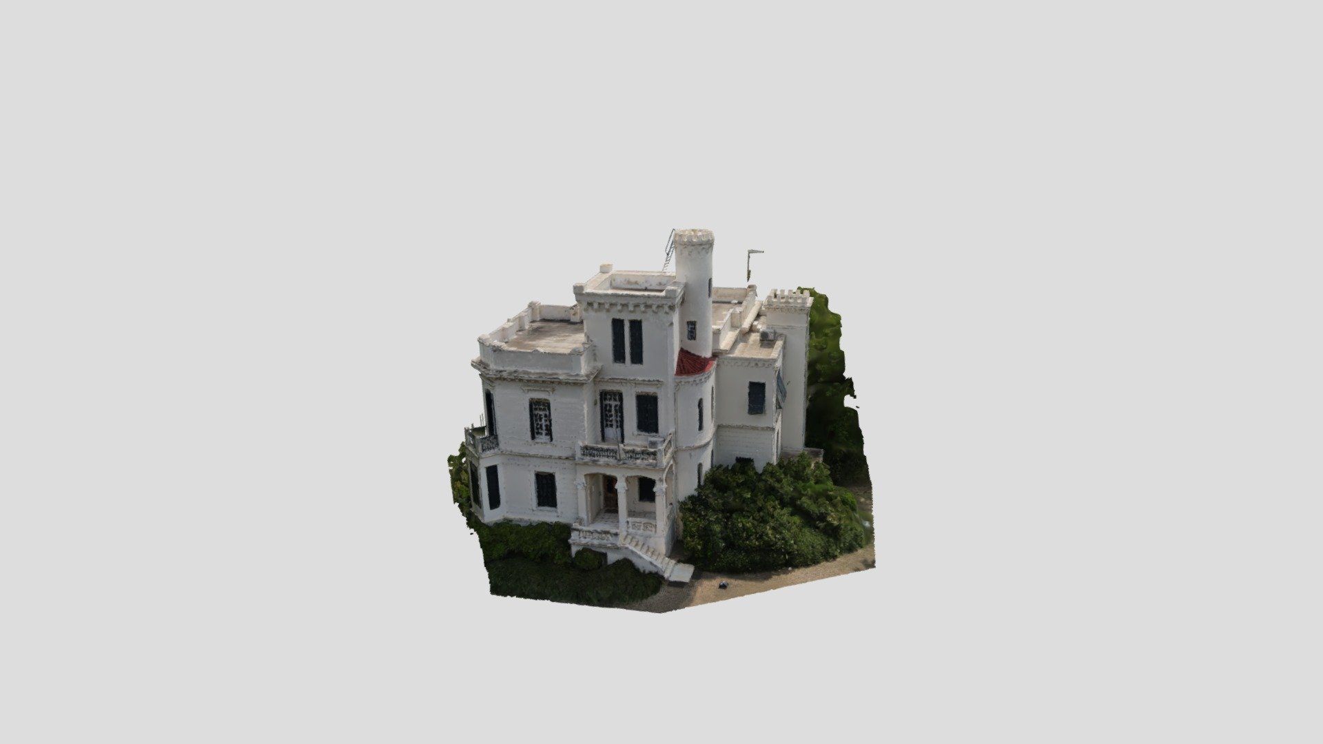 Βίλα Πηνελόπης Δέλτα - 3D model by maganias79 (@mkonstadakis) [d42e267 ...