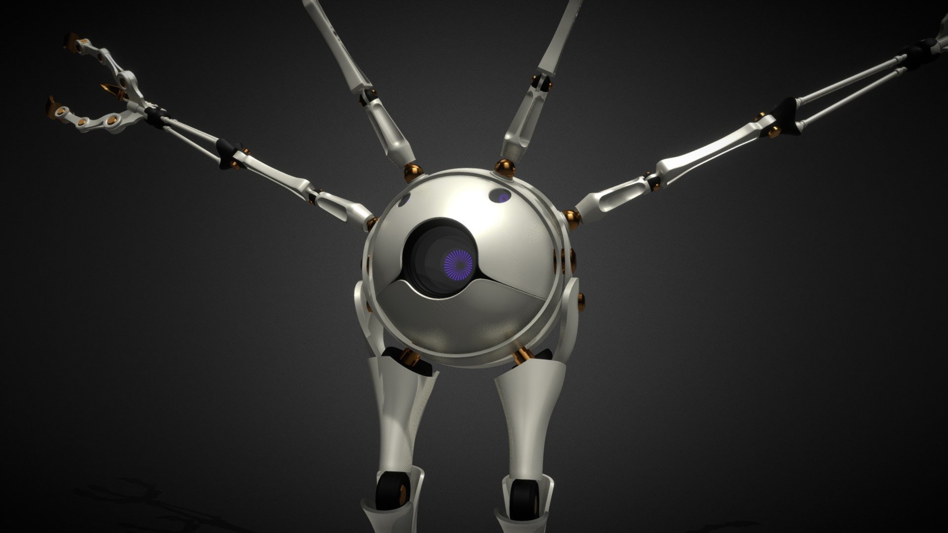Assembling Bot - Download Free 3D model by Verfassen [d42e6dc] - Sketchfab