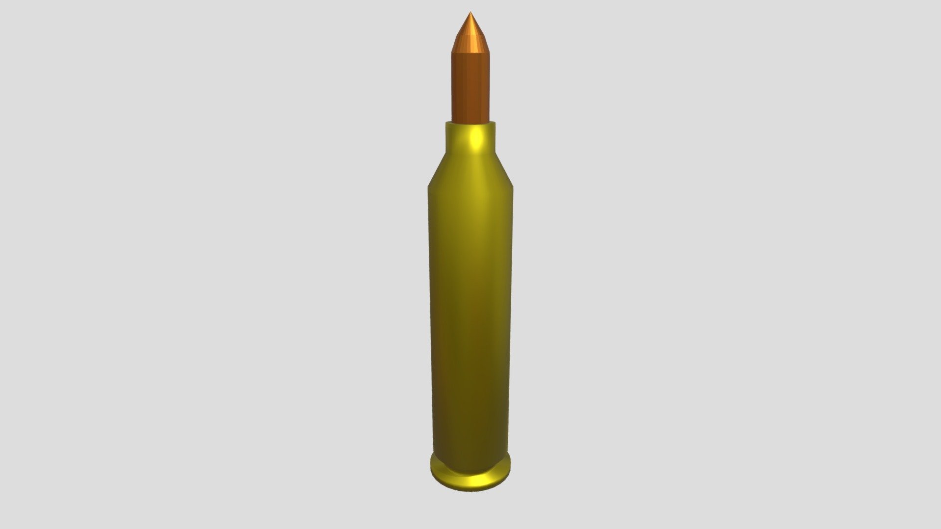 bullet .223 (casing and bullet) - 3D model by potatow_ouch [d430b3d ...