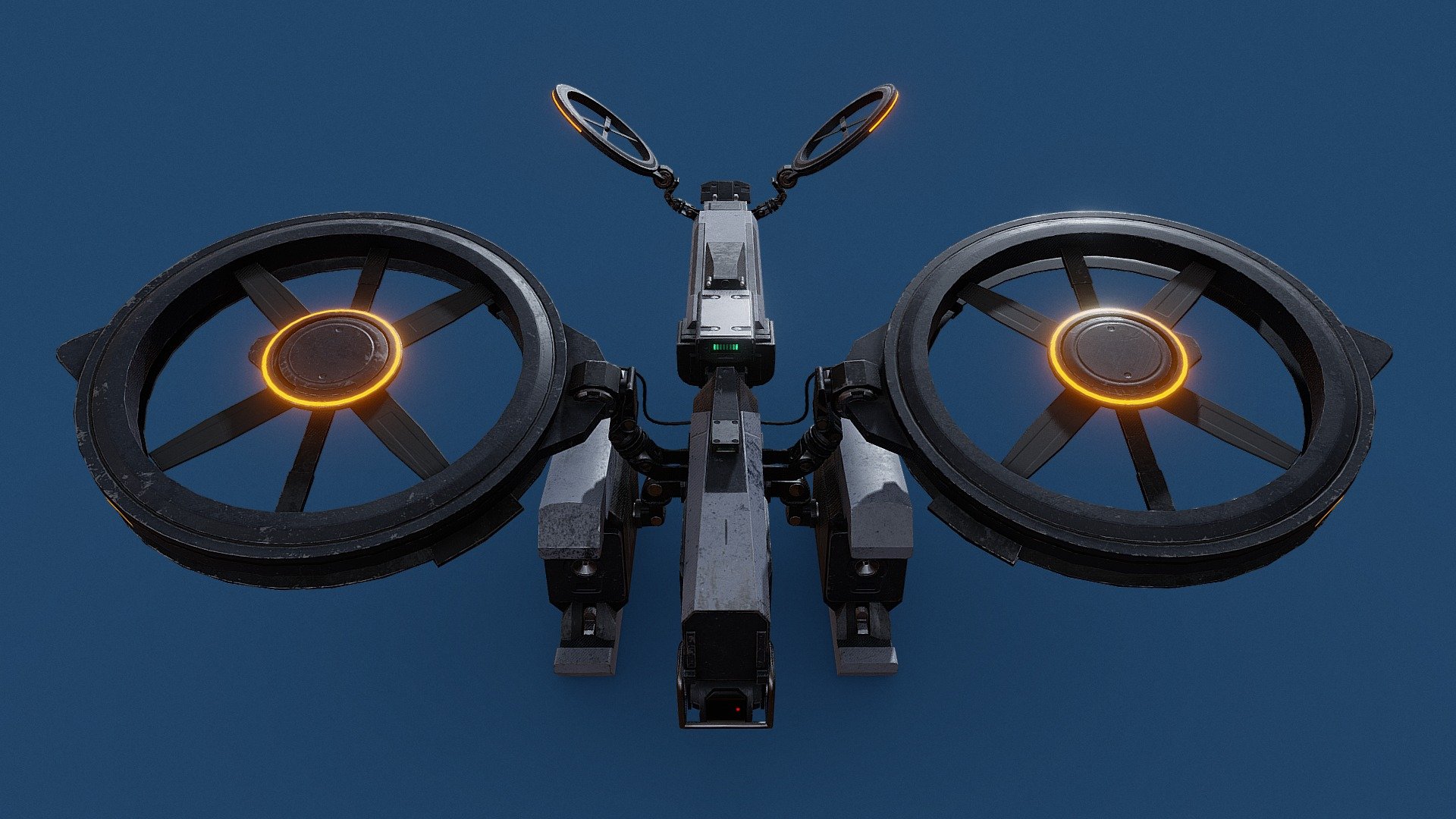Sci-f- Surveillance Drone - 3D model by Diogo Azambuja (@diogoaza ...