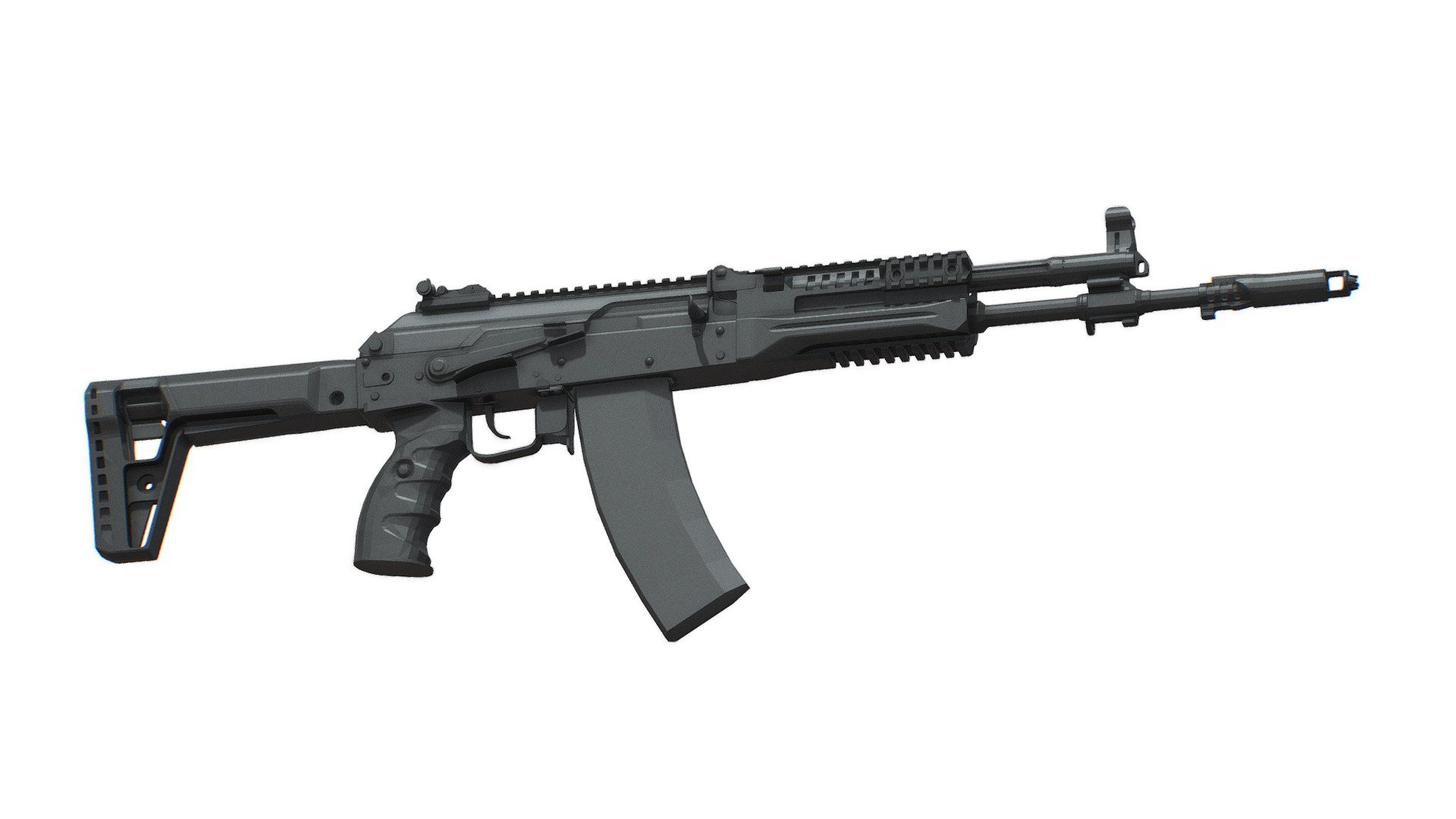 AK12 - 3D Model Assault Rifle - 3D model by momsboxtv [d431b6b] - Sketchfab