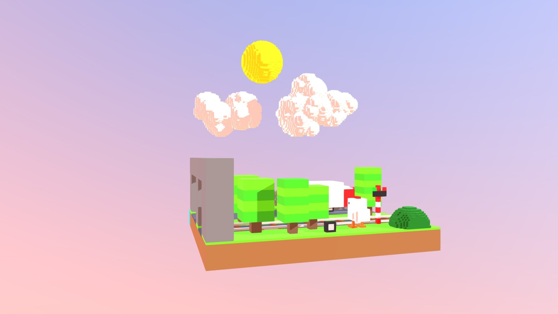 Crossy Road Project - 3D model by aaashanti [d435c0c] - Sketchfab