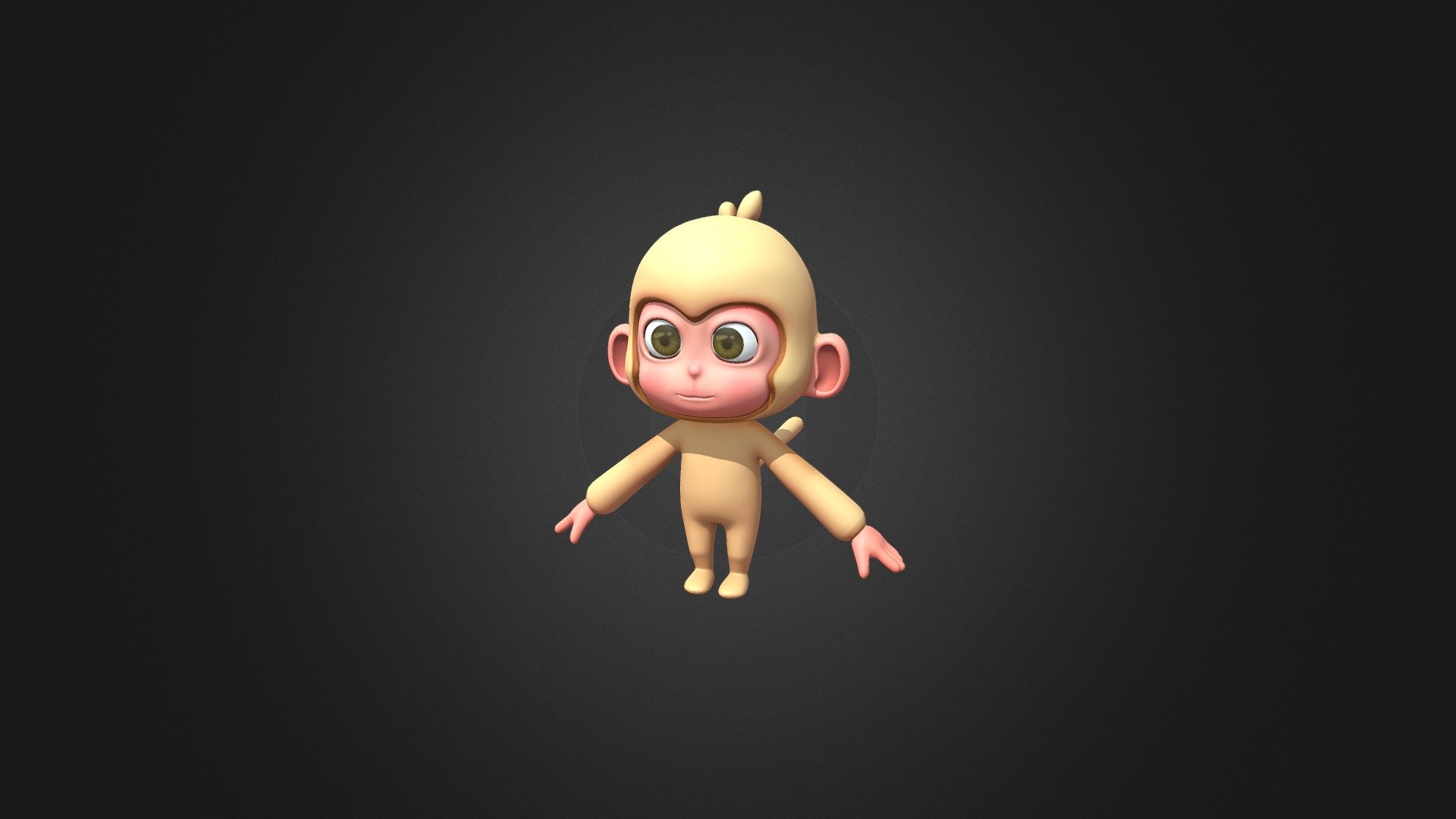 Asset - Cartoons - Animal Monkey Rigged - Buy Royalty Free 3D model by ...