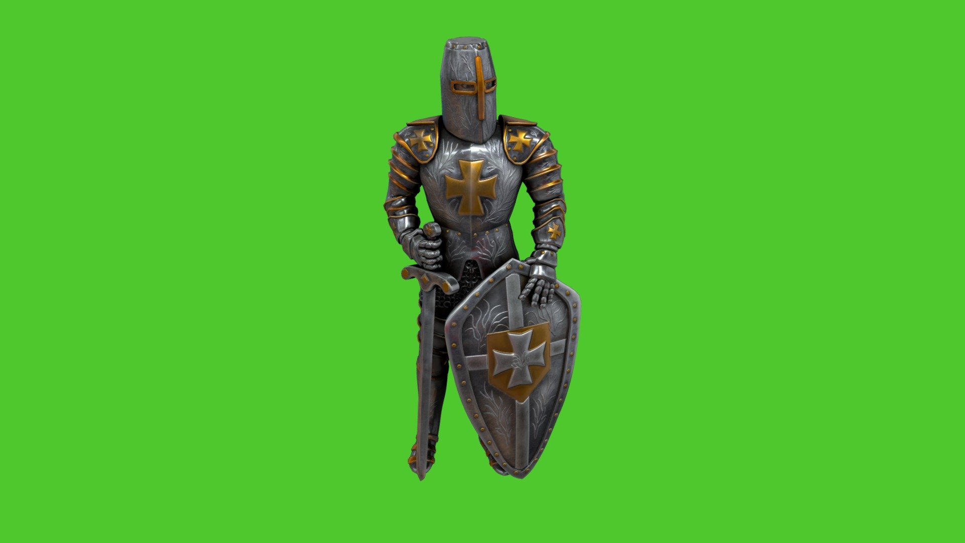 Knight_-_includes_file_for_3d_printing - Download Free 3D model by ...
