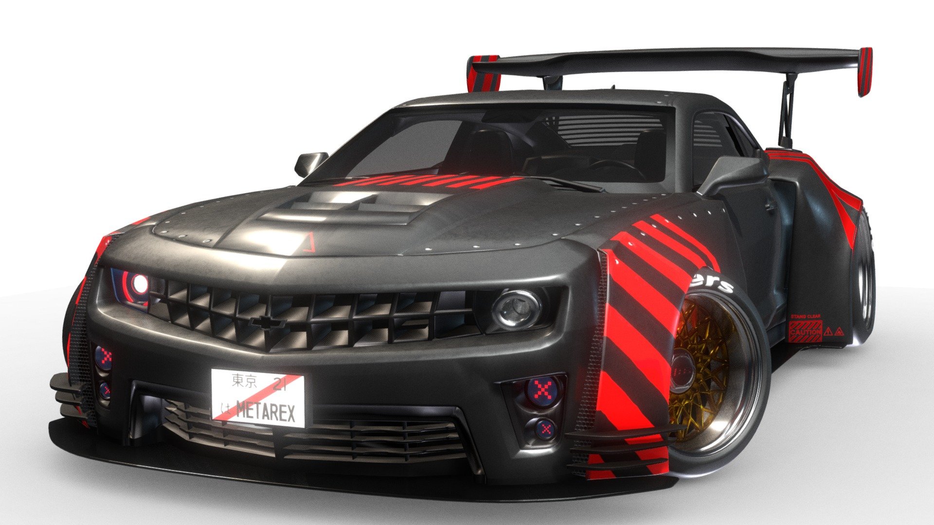 Camaro WideBody Kit - Download Free 3D model by metarex.4d [d438cf8 ...