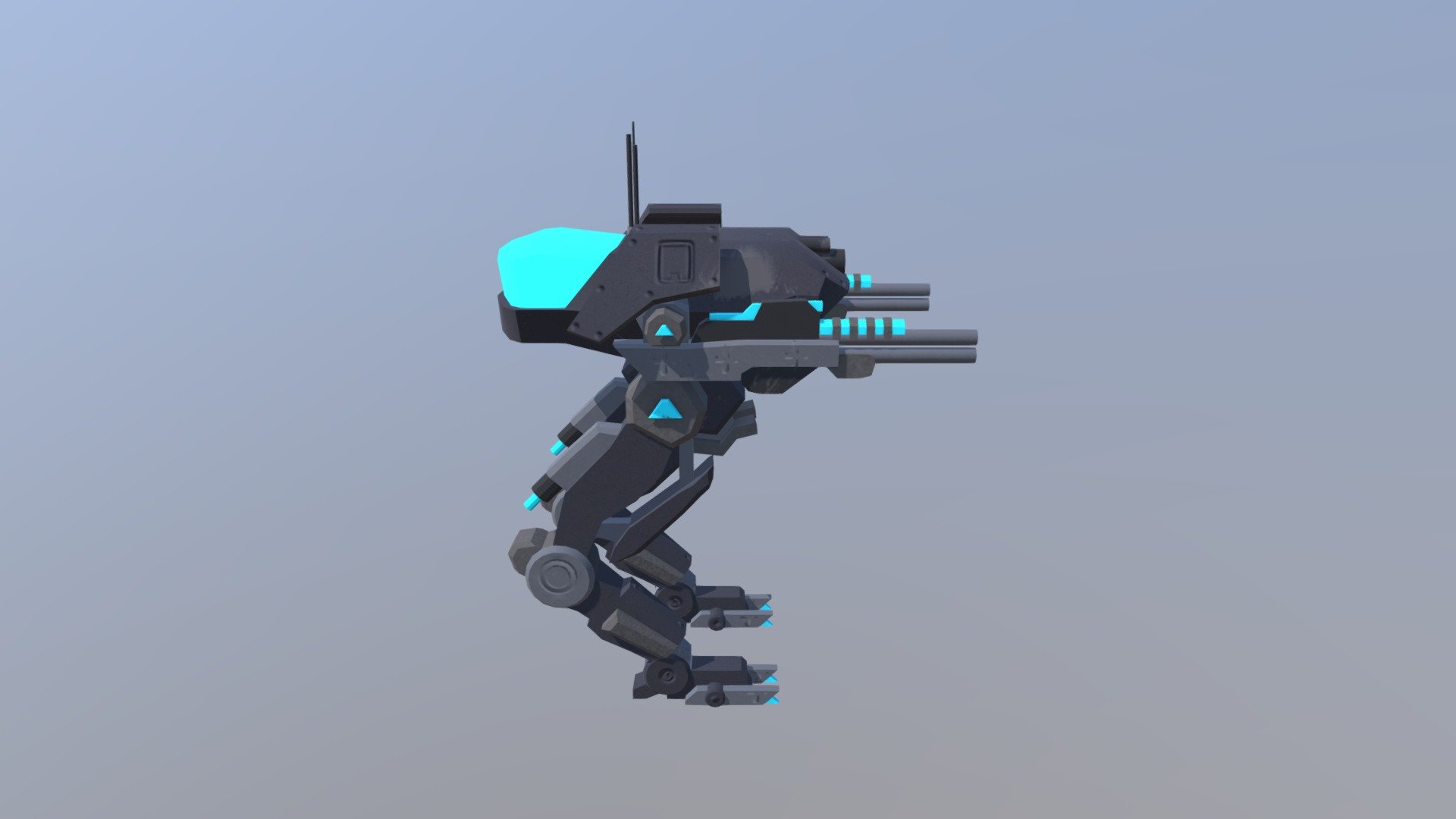 Enemy Mech - 3D model by Christian madsen (@maniza) [d43abe1] - Sketchfab