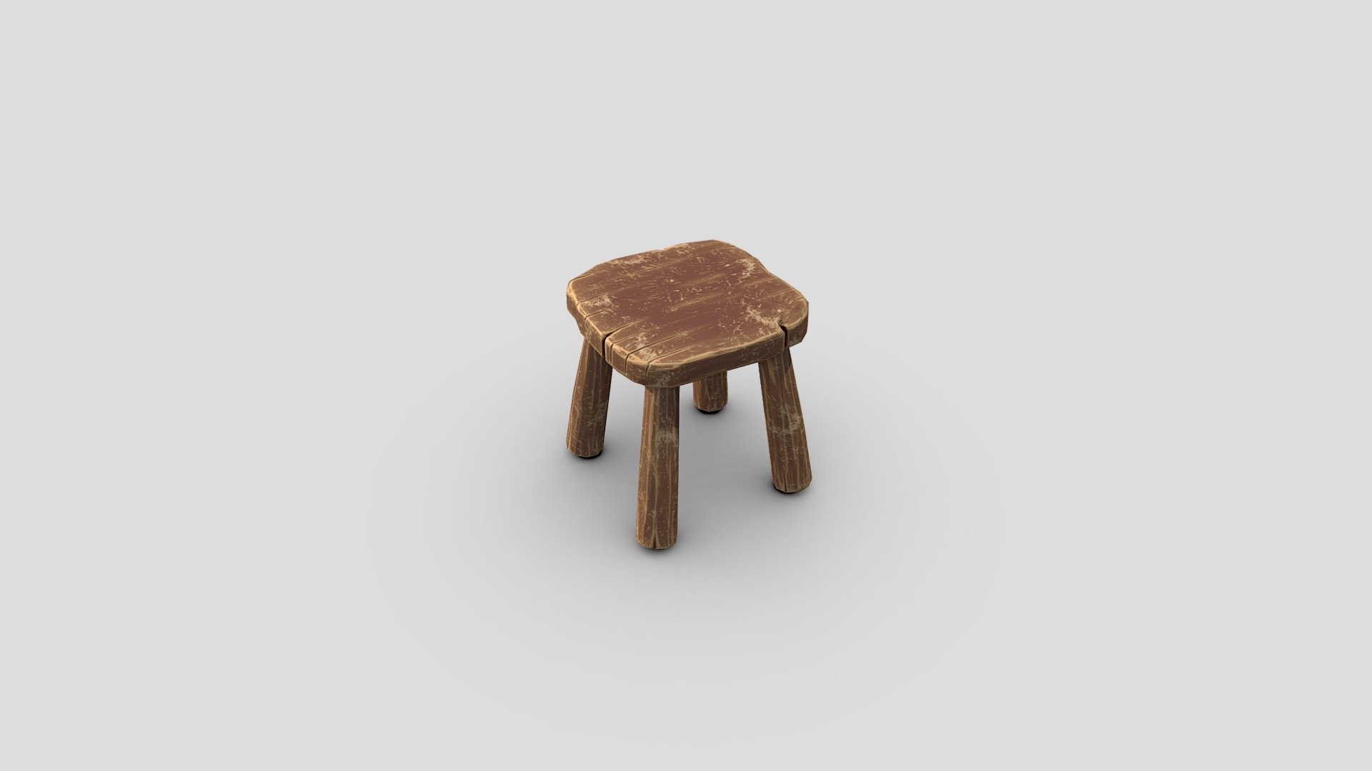 Stylized Old Stool - Download Free 3D model by EastArtist [d43cec8 ...