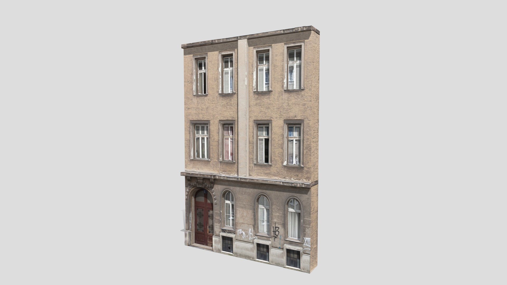 Old Building Realistic City Asset Low-poly - Buy Royalty Free 3D model by DrFeelgood (@dr ...
