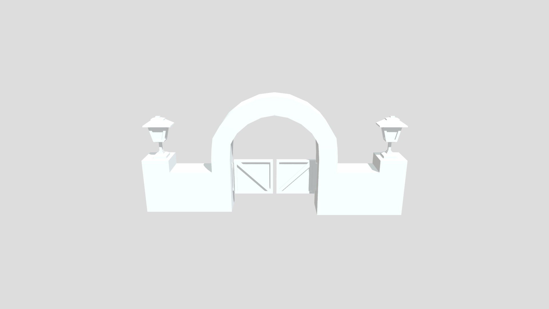The Gate - Download Free 3D model by imhiss [d440c44] - Sketchfab