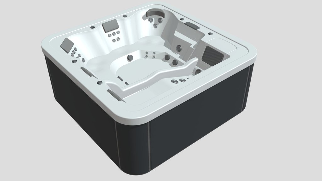 hot tub - A 3D model collection by ziphajl - Sketchfab