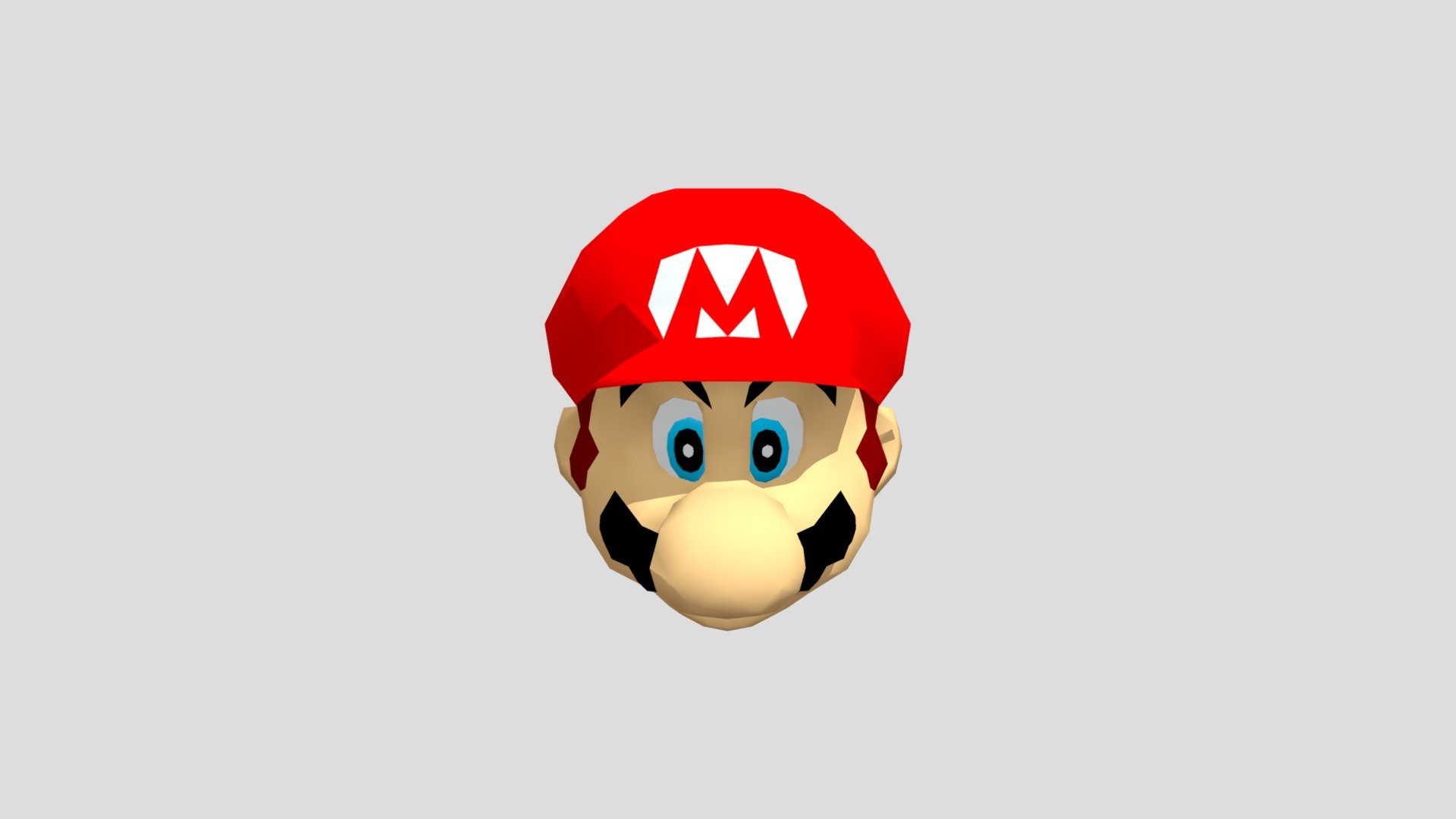 Nintendo 64 - Super Mario 64 - Marios Head - 3D model by davi8838 ...