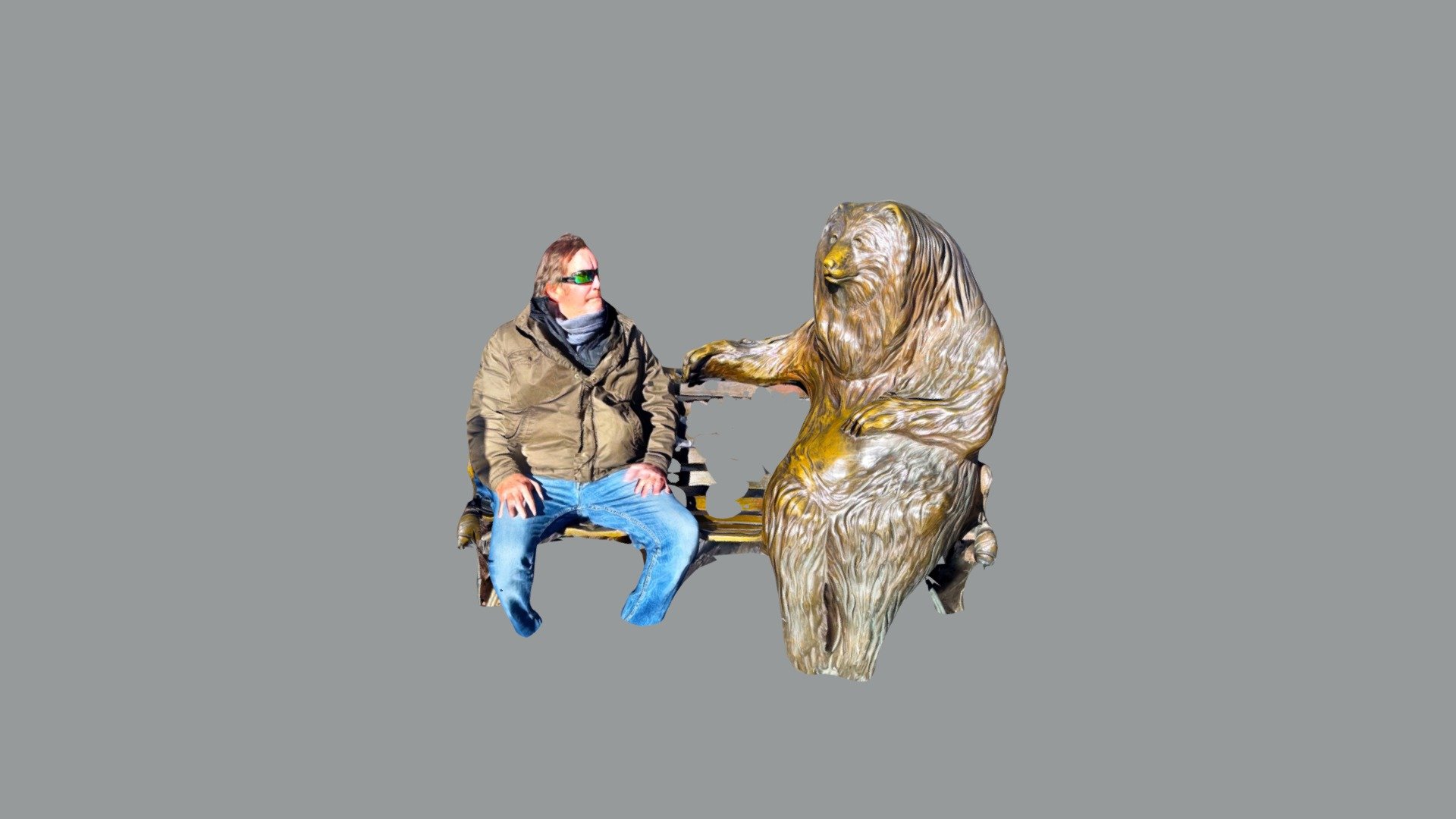Ursus sculpture seated human - Download Free 3D model by True_Timeshare ...