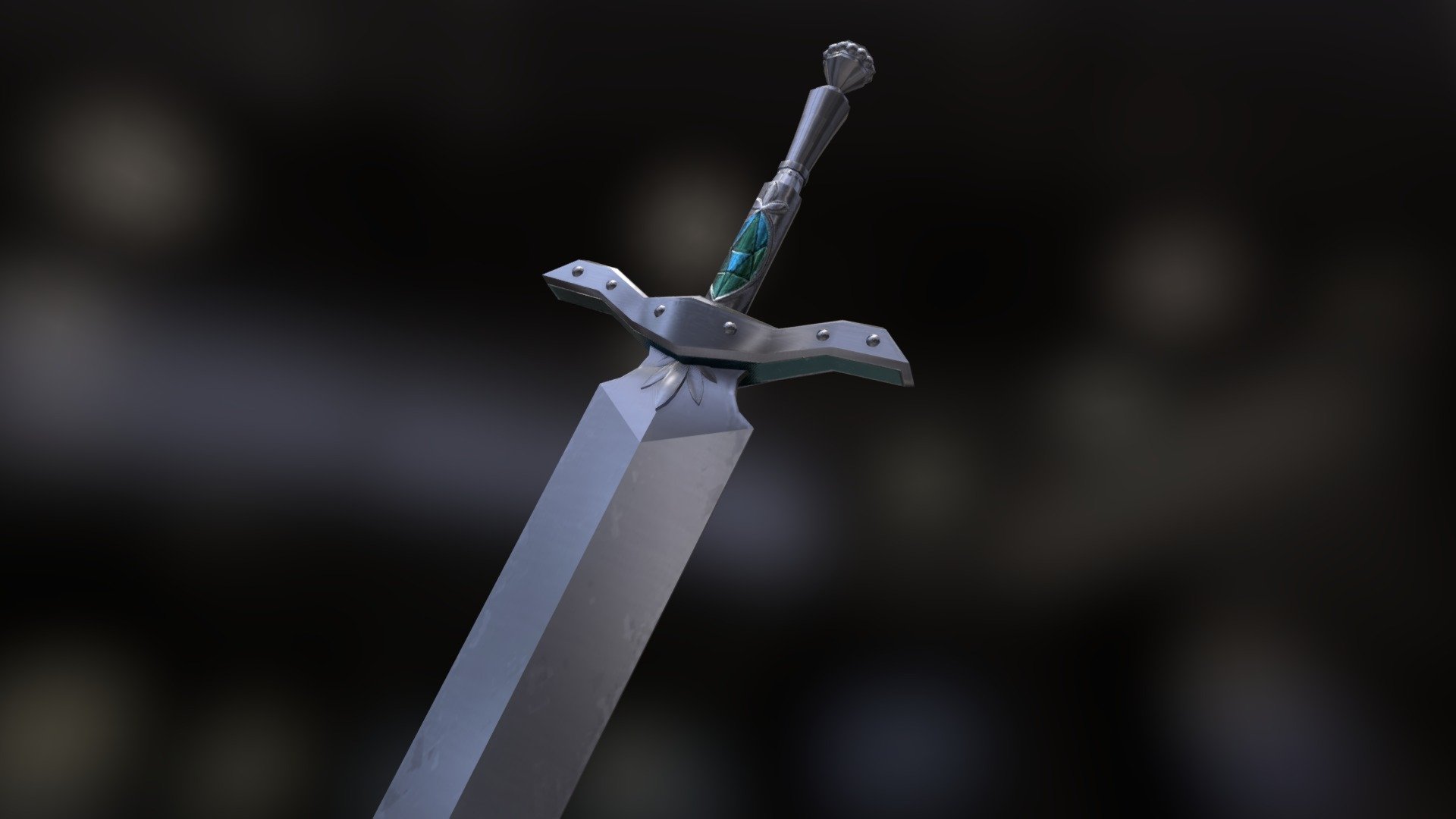 low poly Sword - Buy Royalty Free 3D model by digikstudio [d4481c8 ...