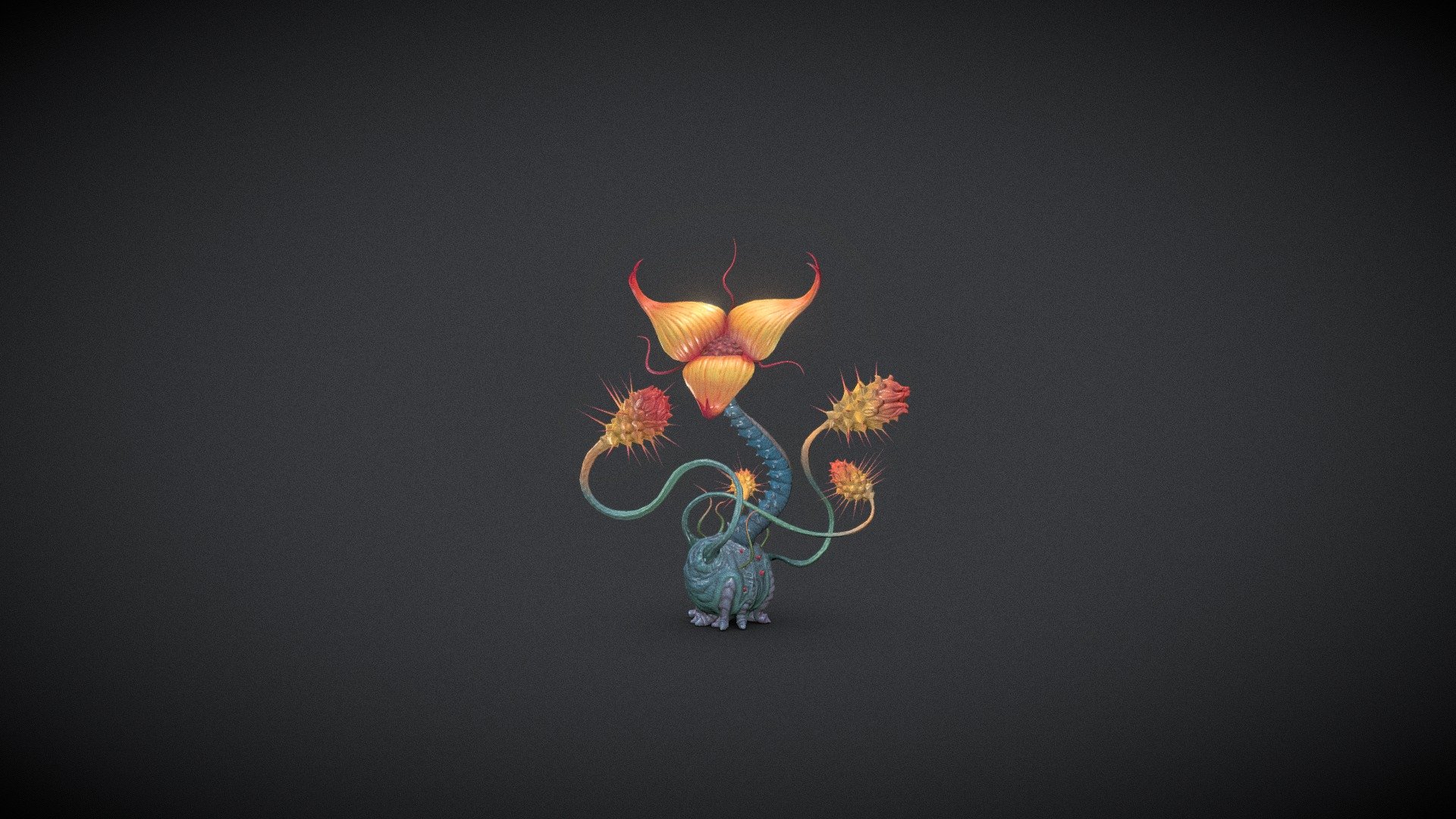 Middle-poly plant model - 3D model by radik4552 [d4489e2] - Sketchfab