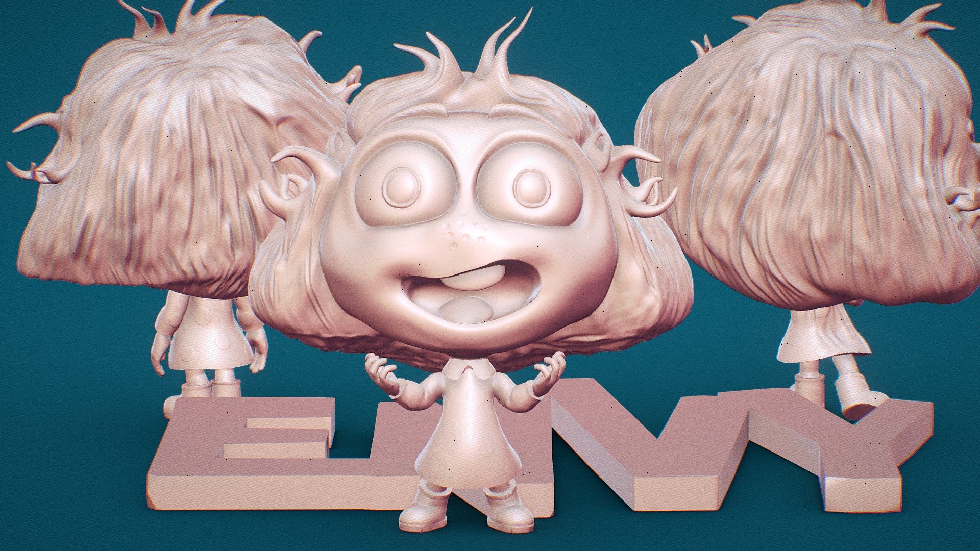 Envy from Inside Out Printable - Buy Royalty Free 3D model by ...