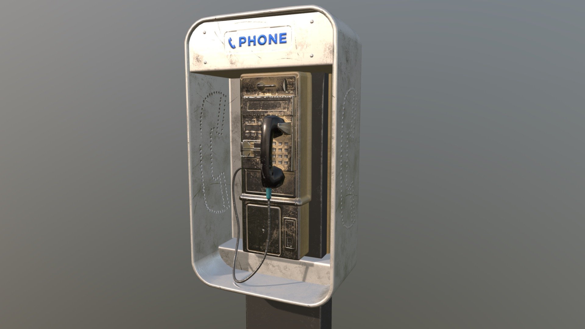 Phonebooth - 3D model by Odehx [d44b147] - Sketchfab