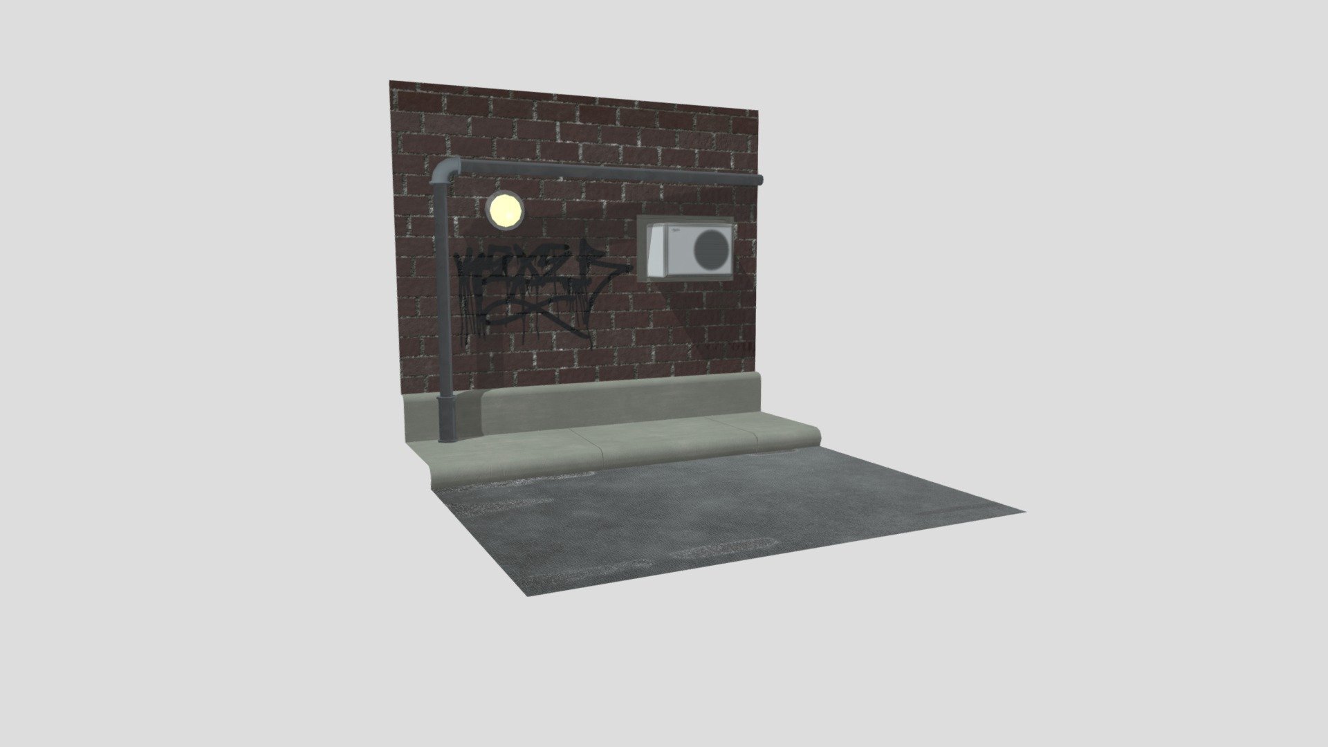 Alleyway - 3D model by Jacob Wiley (@Wyli) [d44bbd3] - Sketchfab