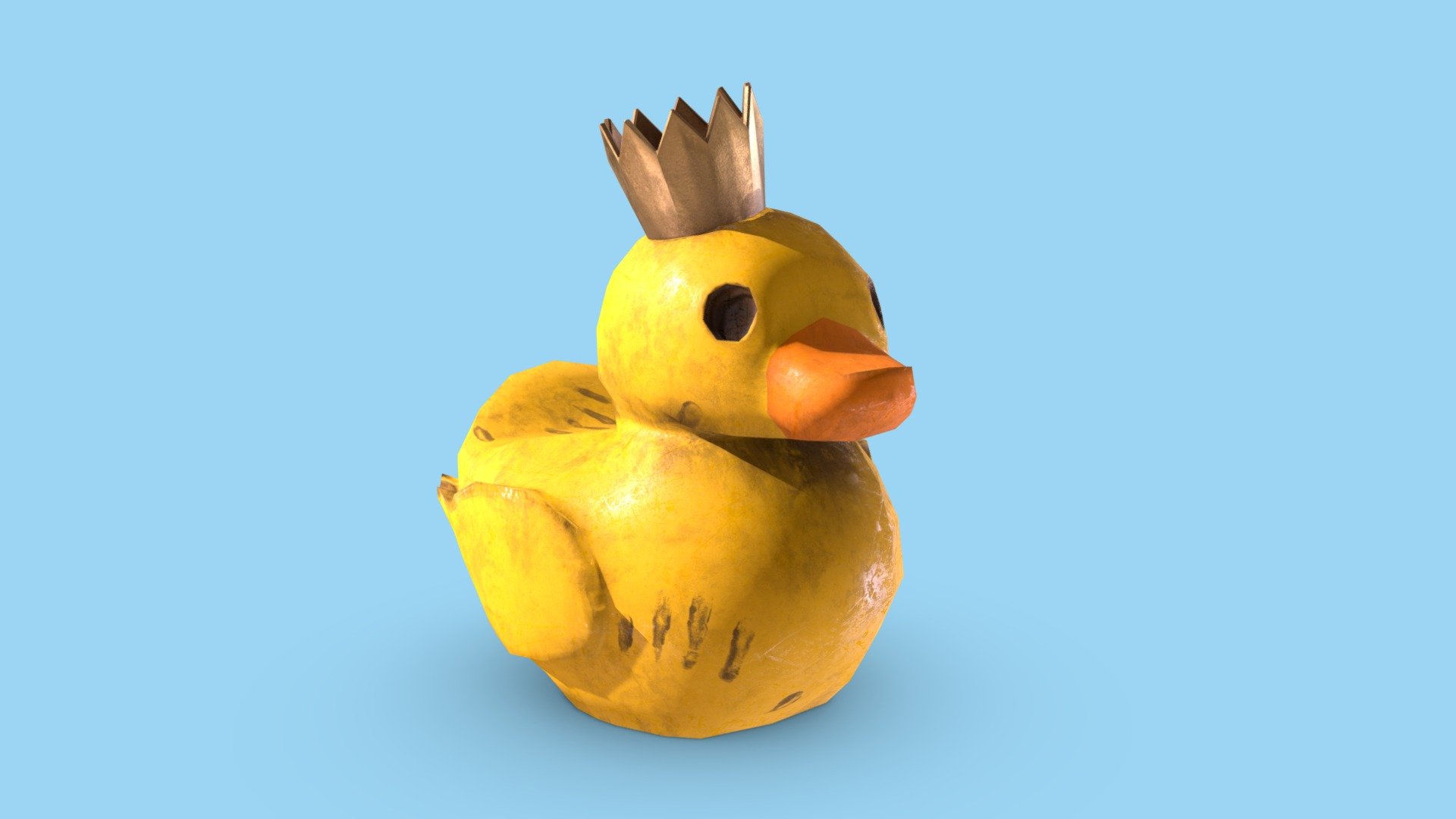 Dirty Rubber Duck :) - 3D model by yarusuarez [d44c3c2] - Sketchfab