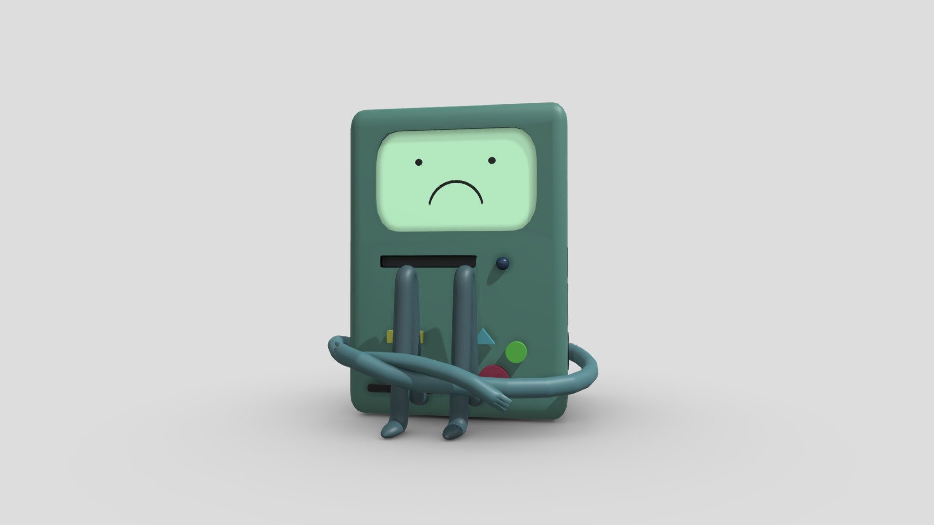 SAD BMO - Download Free 3D model by Maksym (@max7ioy7) [d44cfa0 ...
