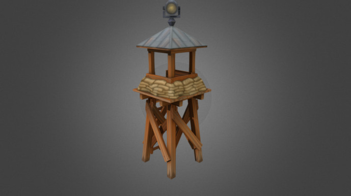 Guard Tower - 3D model by Tony Indindoli (@tonyind) [d452de2] - Sketchfab