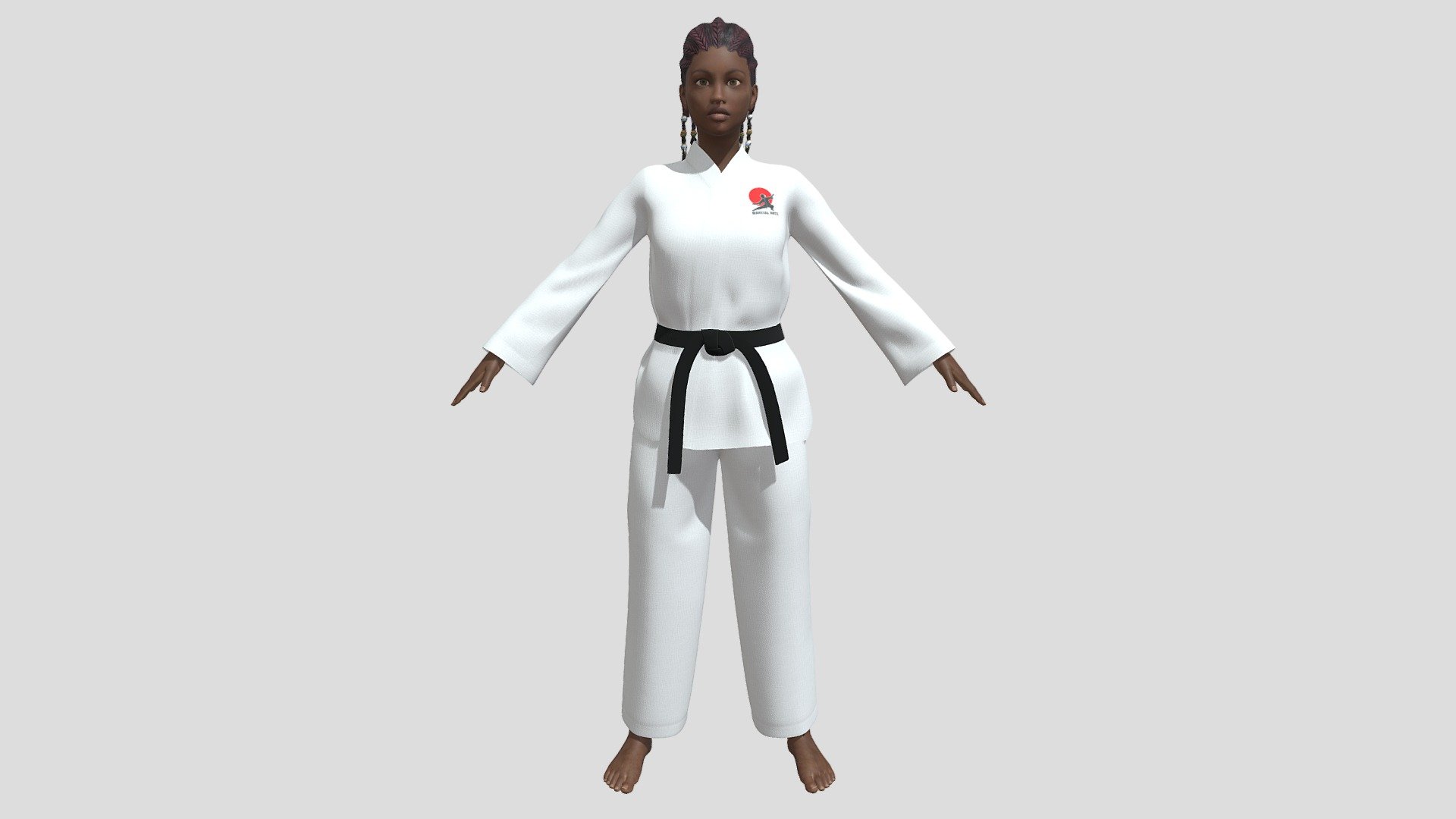Karate_Girl - Buy Royalty Free 3D model by trish.j2109 [d453339 ...